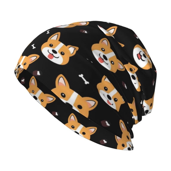 Adult Knitted Cap 11 X 10.6 In Two-Layer Design Breathable Light Dry ...