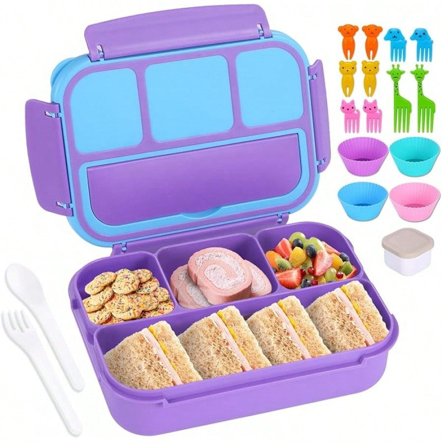 Adult Lunch Box, Containers Adults Men Women With 4 Compartments ...