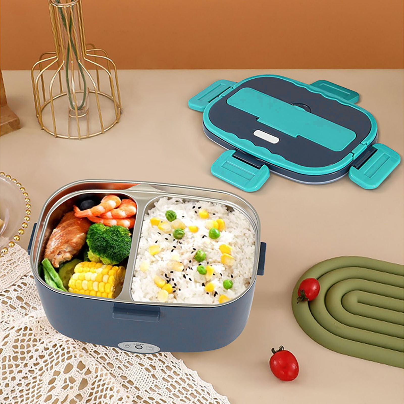 Adult Lunch Box, Portable Lunch Box With No Water Injection And Can Be ...