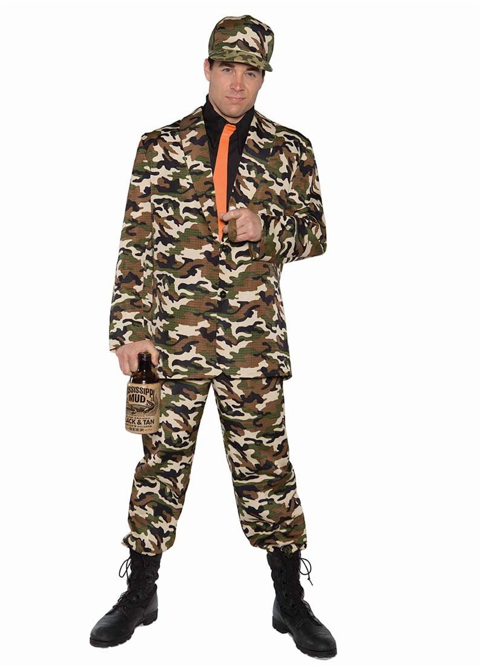 Adult Male Bayou Beau Camo Suit Costume by Underwraps Costumes 29621 ...