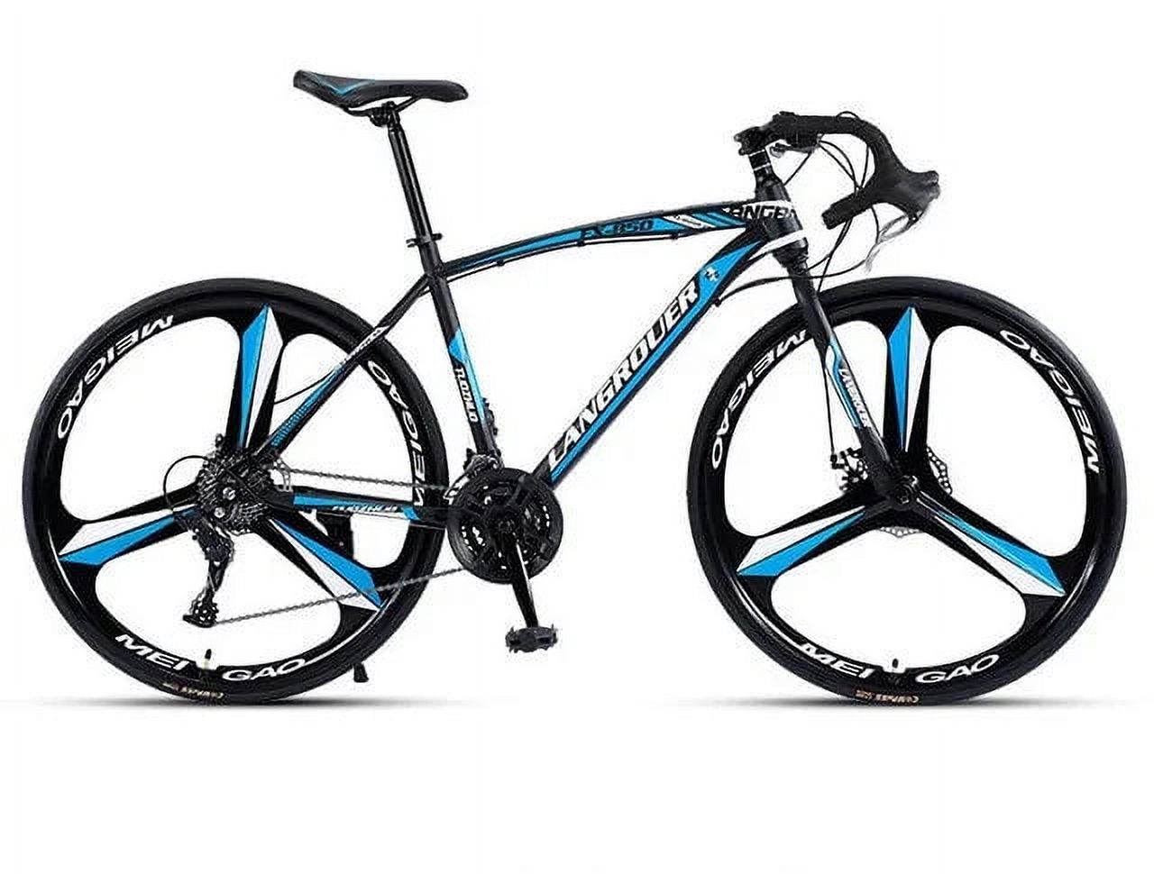 Adult Man Curved Road Bicycle 700C Variable Speed Shock Absorption Student Bicycle Double Disc ...