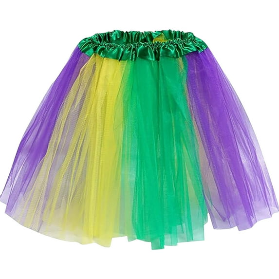 Adult Men's And Women's Carnival Makeup Festival Purple Green Glitter ...