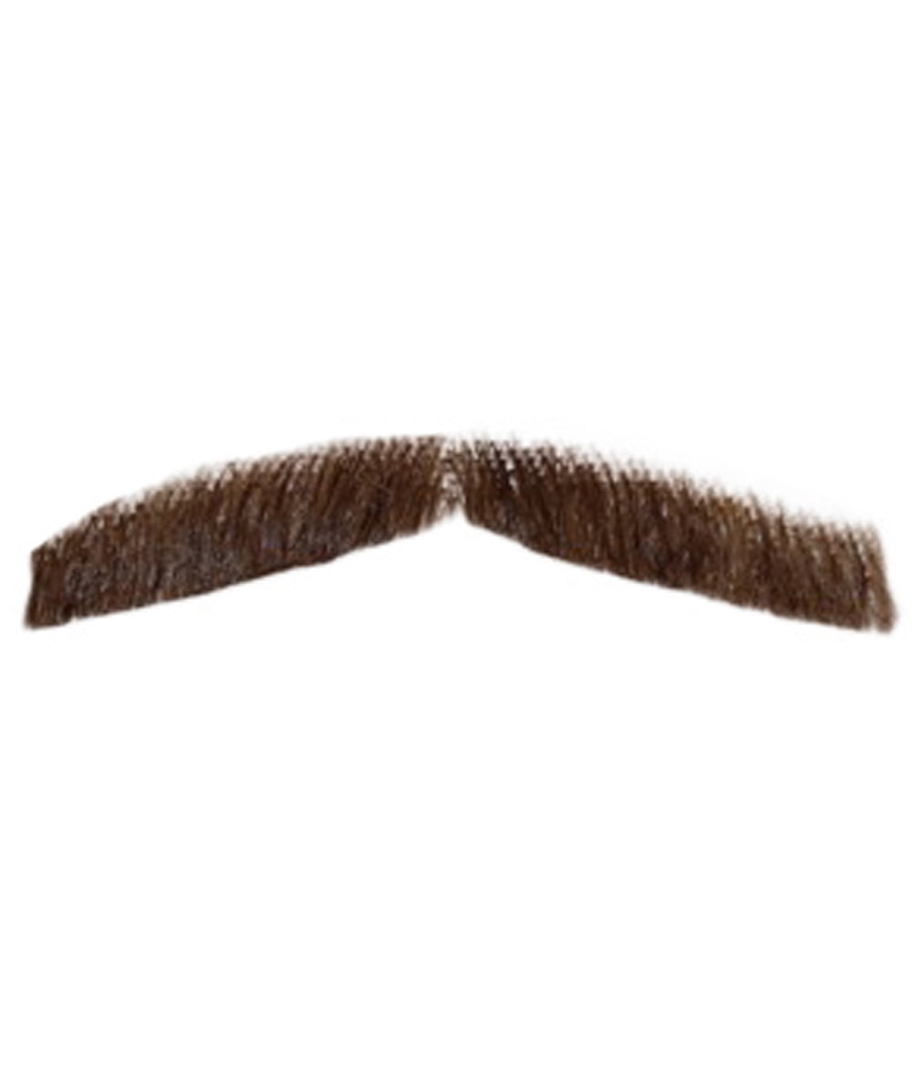Adult Men’s Brown Mustache for Men| Flame-retardant Synthetic Fiber ...