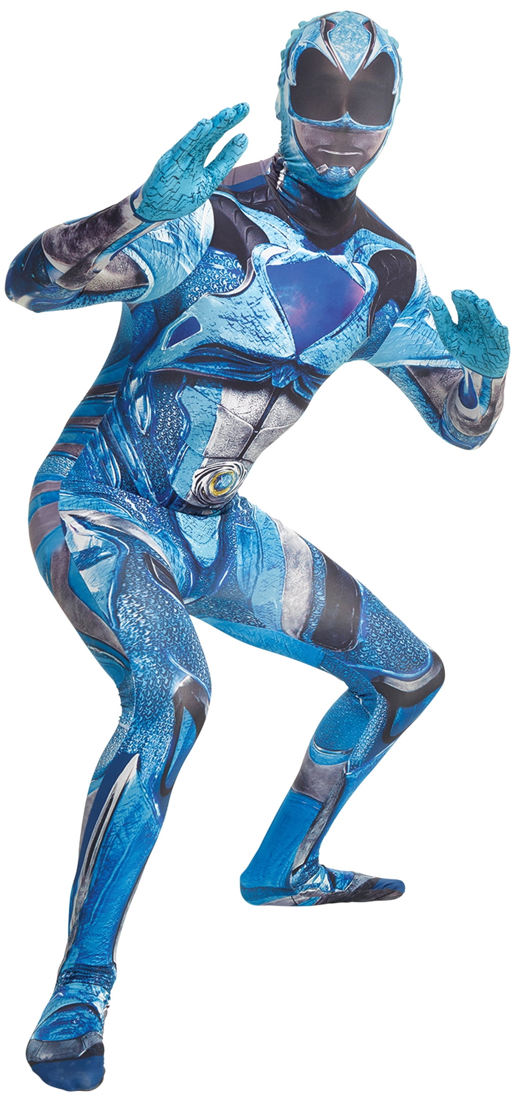 Adult Men's Movie Blue Power Ranger Morphsuit Costume - Walmart.com