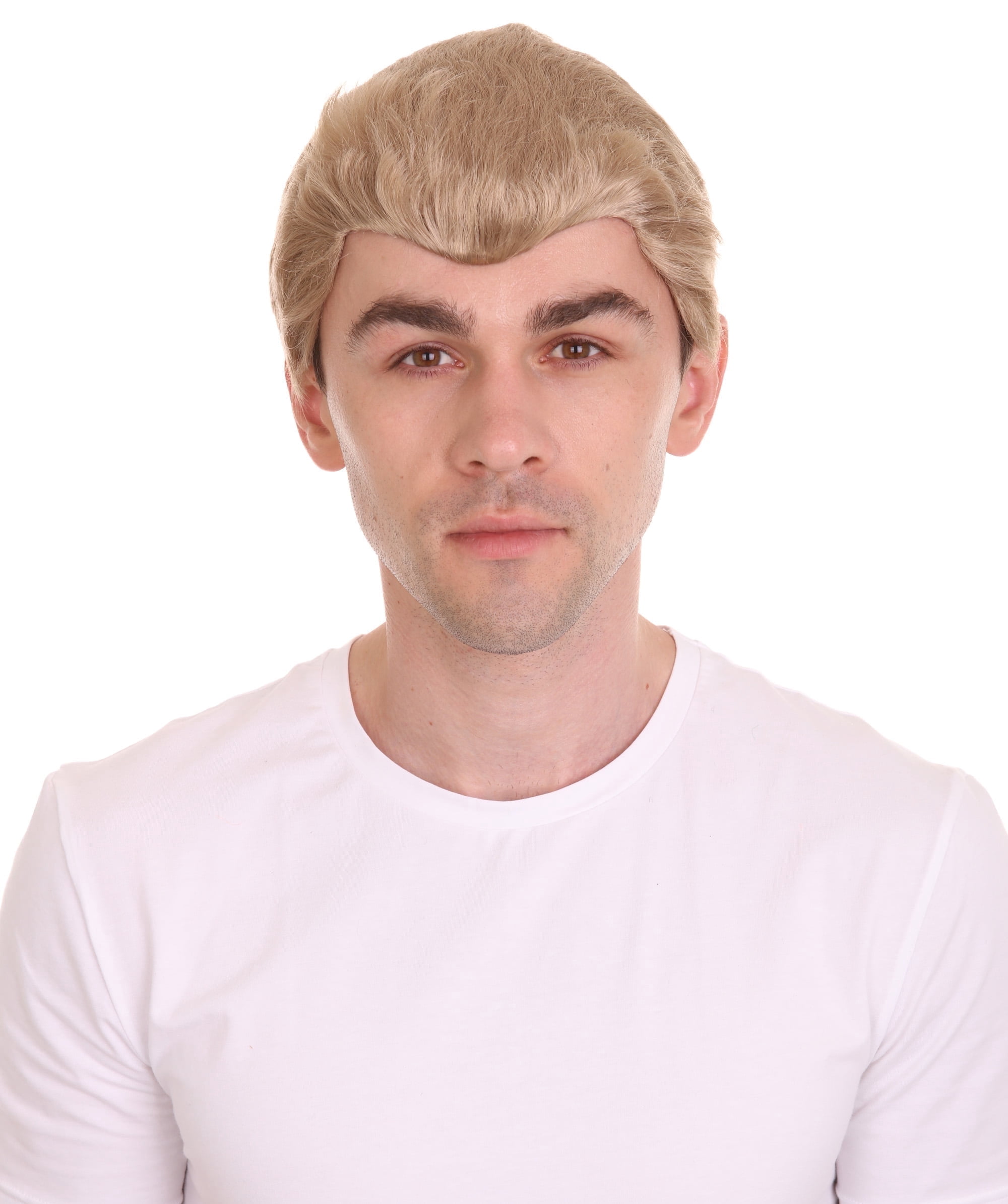 Adult Men's Movie Wig | Gold Color TV/Movie Wigs | Premium Breathable ...