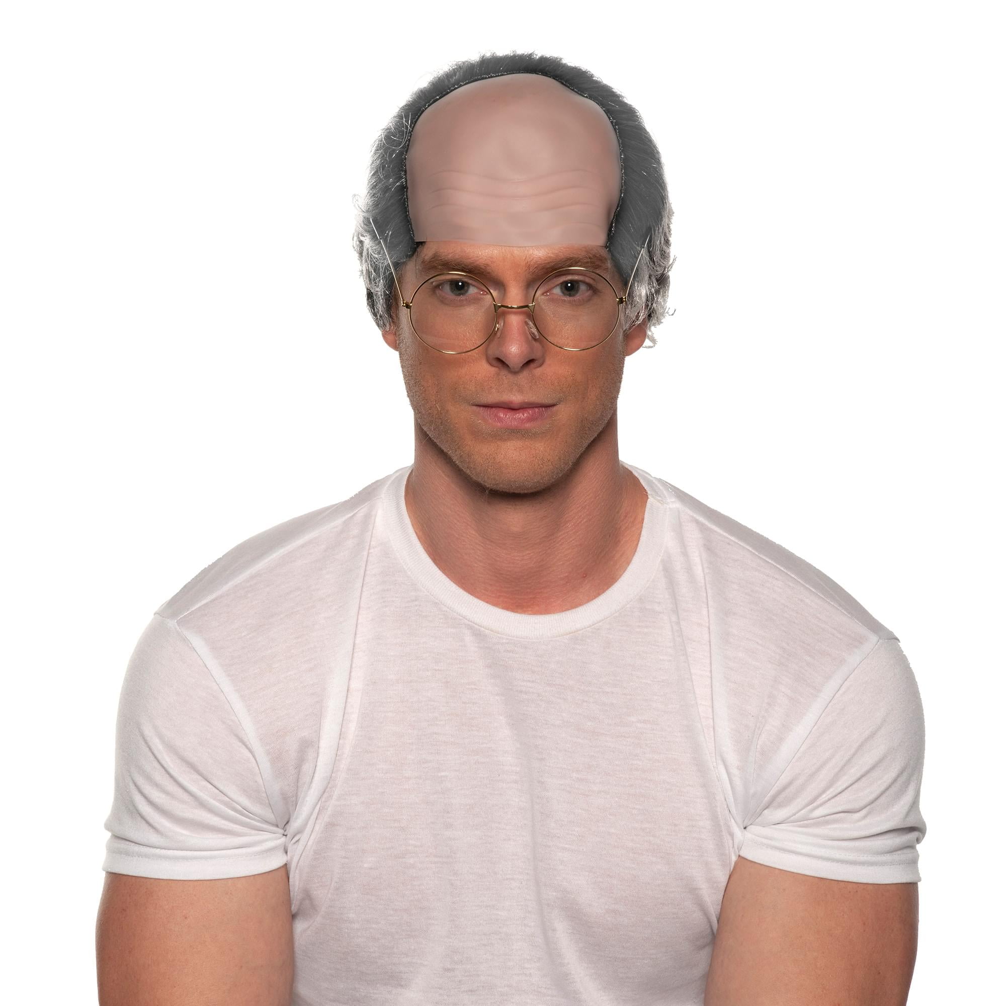 Adult Men's Old Man Bald Wig - Walmart.com