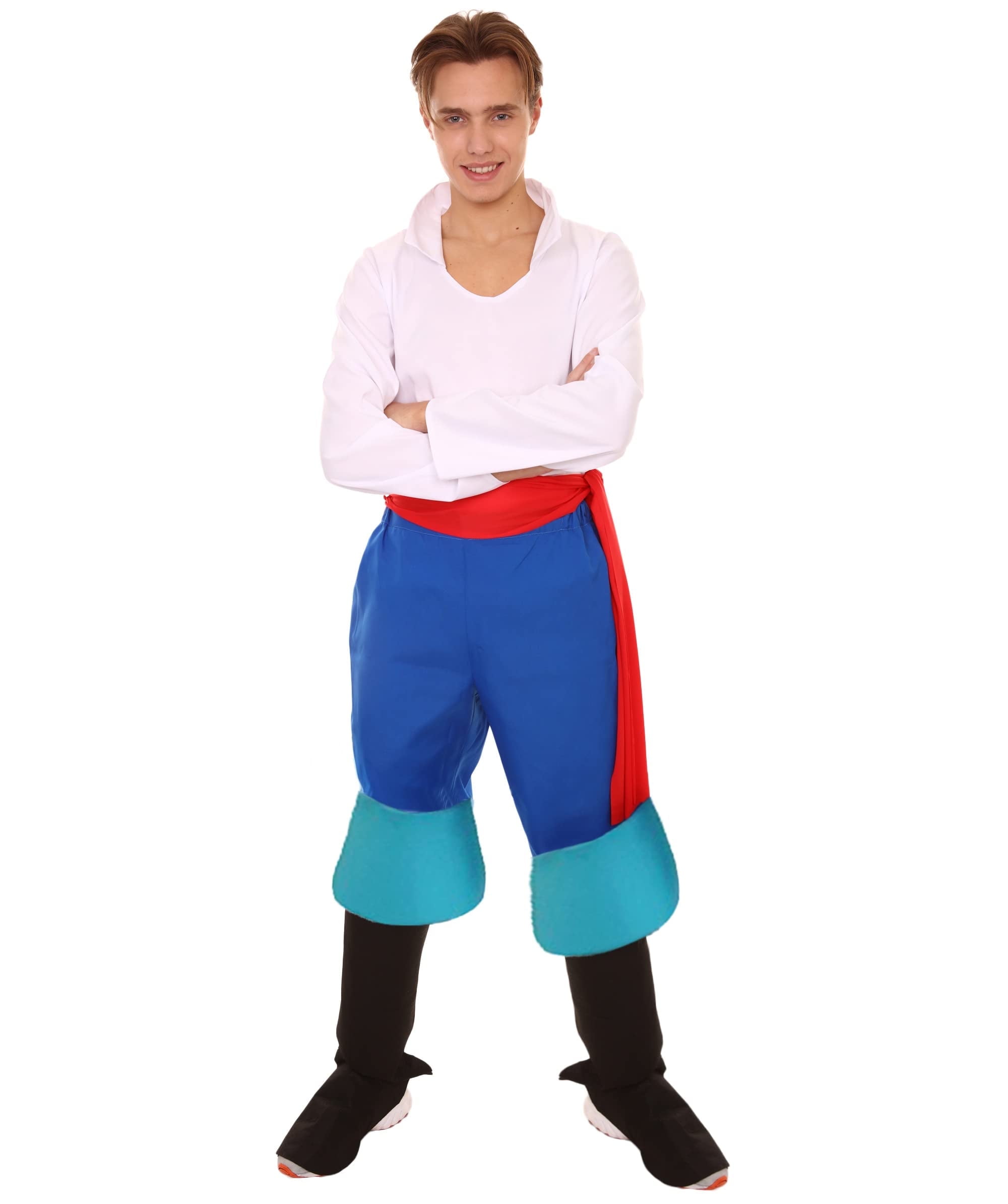 HPO Adult Men's Prince 4Pc Costume | Blue and White Cosplay Costume ...