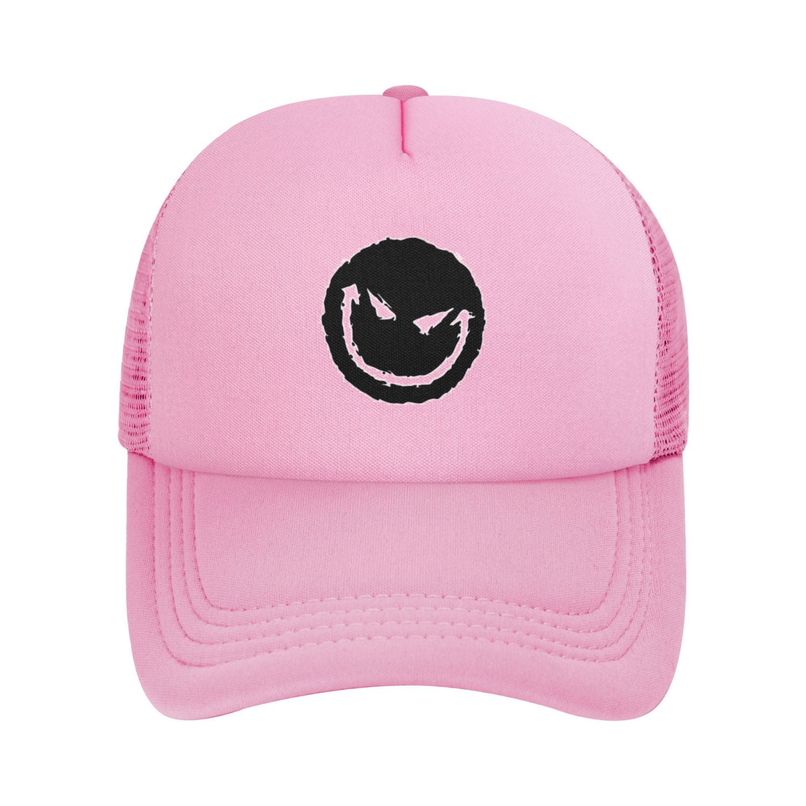 Adult Mesh Baseball Capevil Smiley Face - Walmart.com