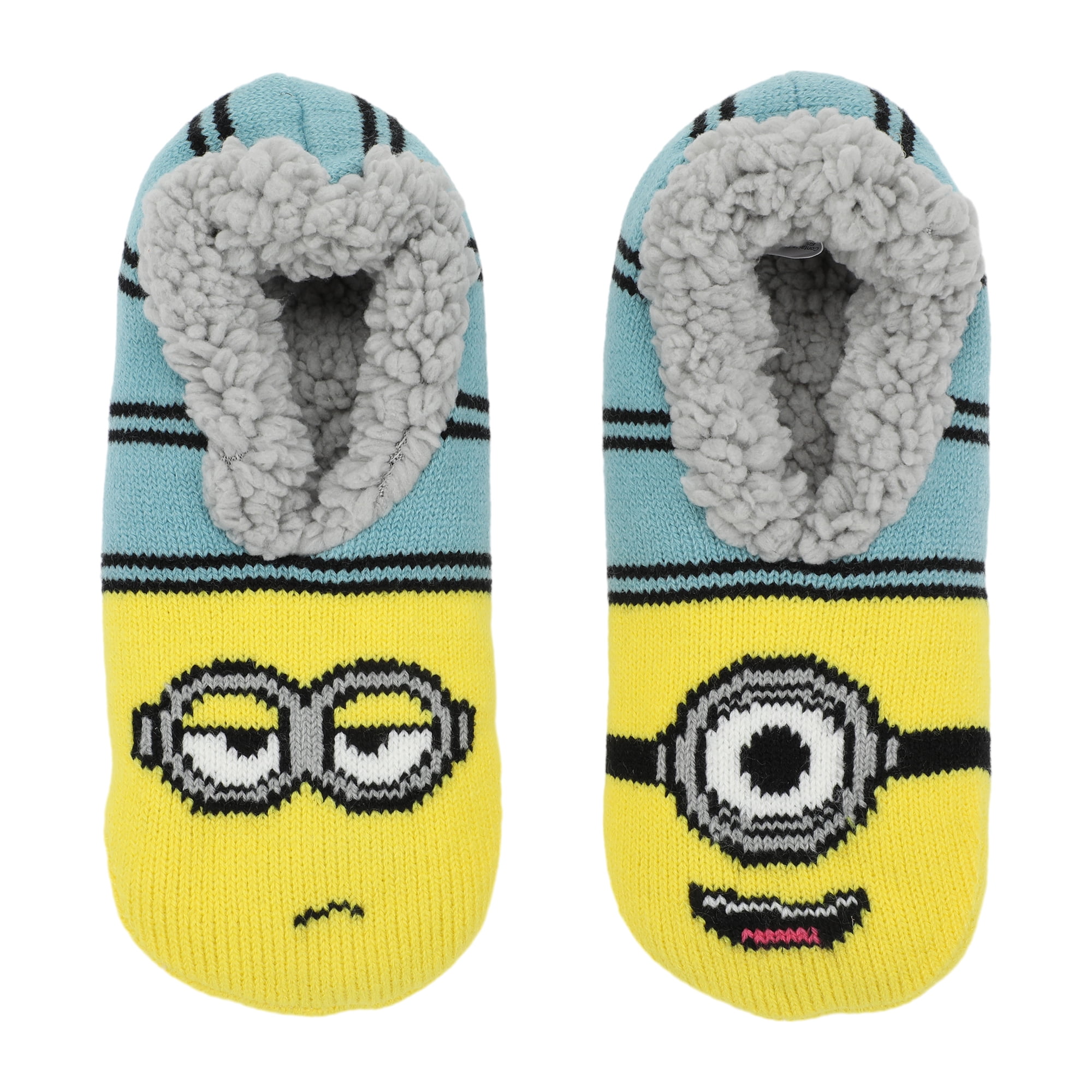 Adult Minions Slipper Socks: Cozy Despicable Me Loungewear-LM - Walmart.com
