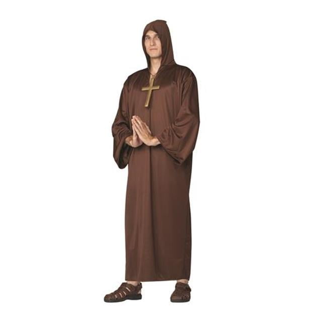 Adult Monk Costume - Brown - Walmart.com