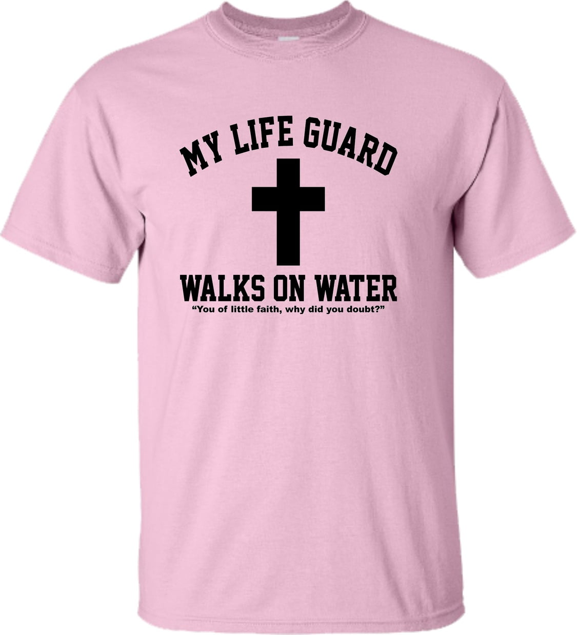 Youth My Life Guard Walks On Water Christian Easter T-Shirt - Walmart.com