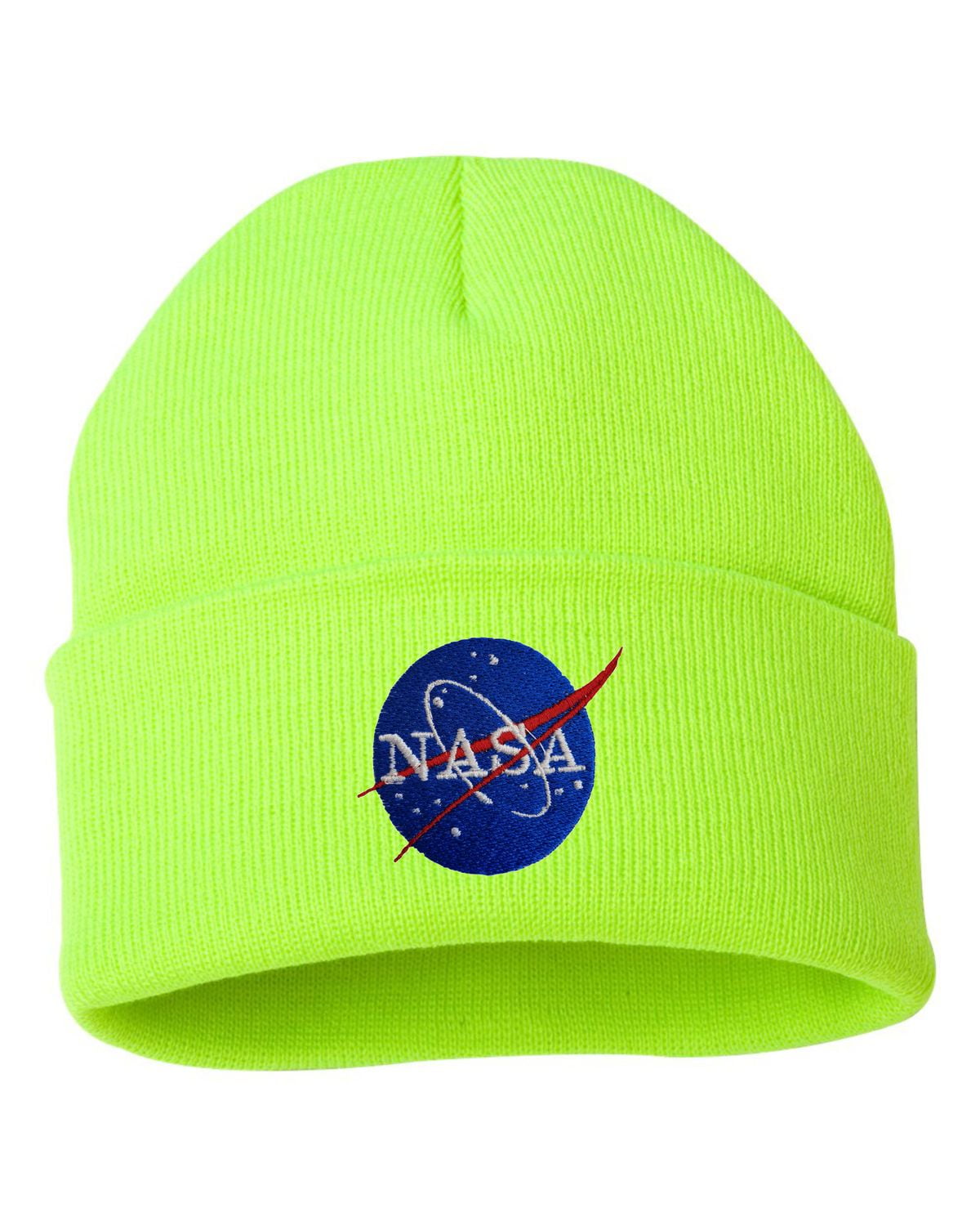 Adult NASA Insignia Logo Embroidered Cuffed Knit Beanie Cap - Walmart.com