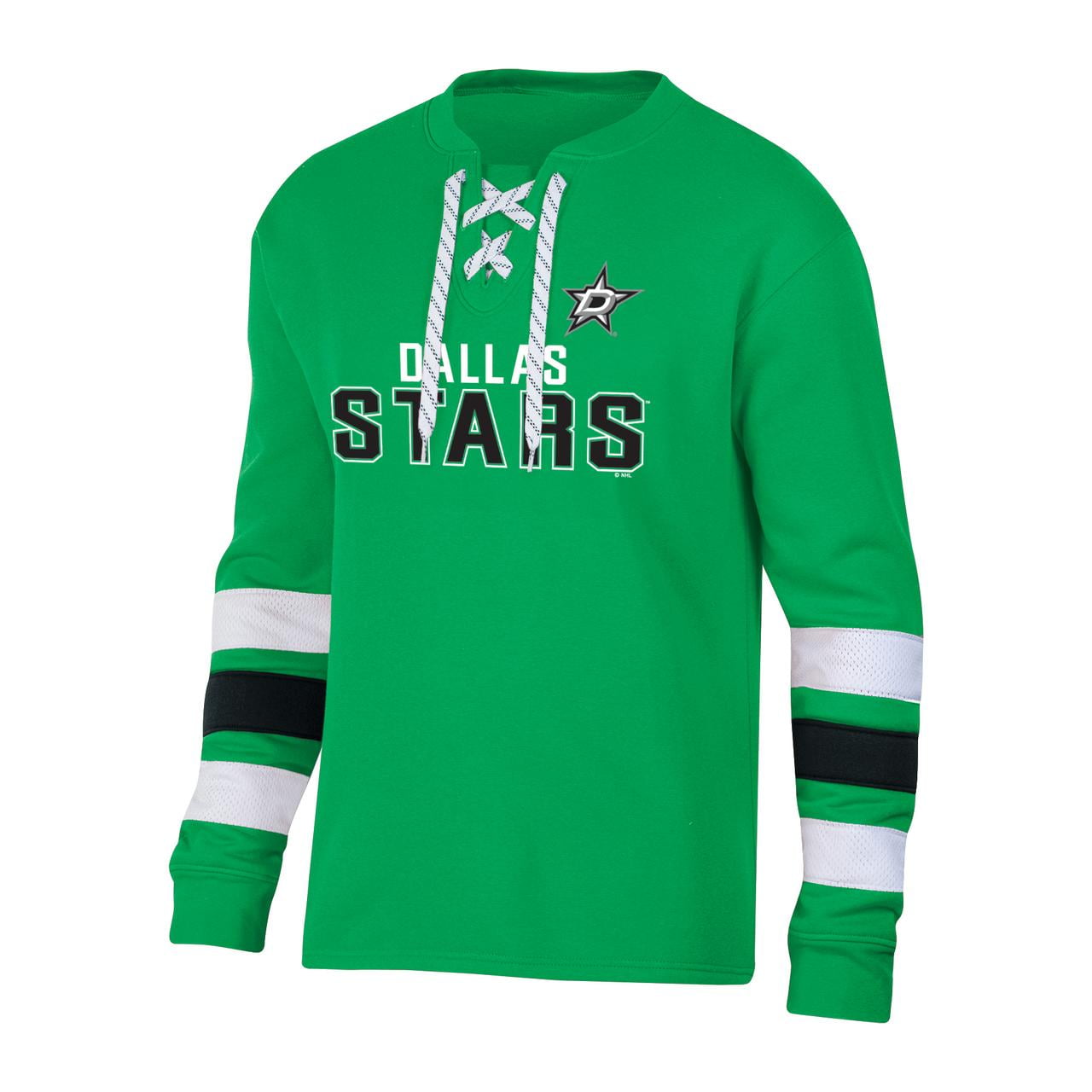 Adult NHL Dallas Stars Lace-Up Crew Fleece - Walmart.com