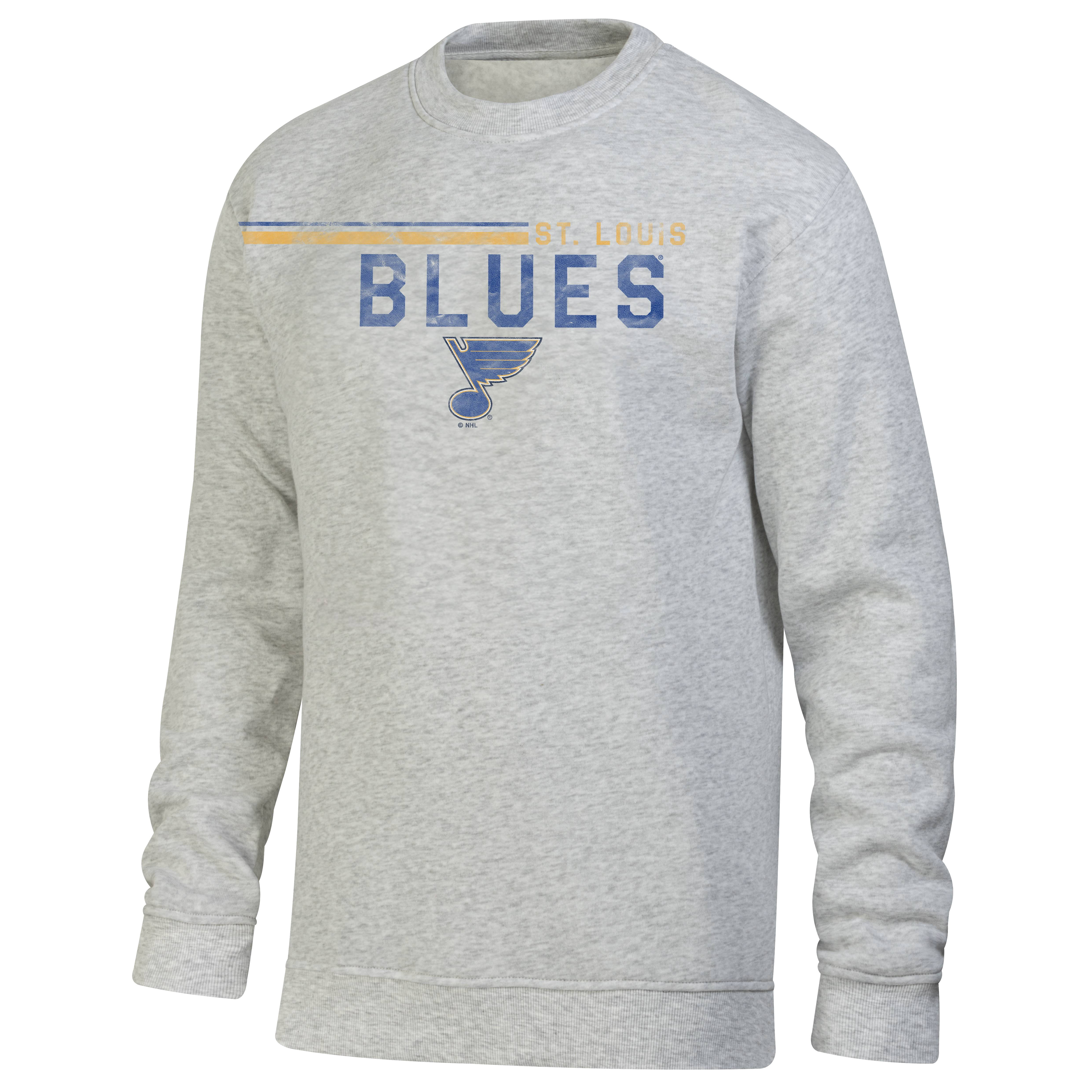 Adult NHL St Louis Blues Classic Fit Crew Fleece - Walmart.com