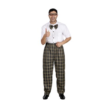 Leg Avenue 4-Piece Nerdy Ned Adult Halloween Costume - Walmart.com