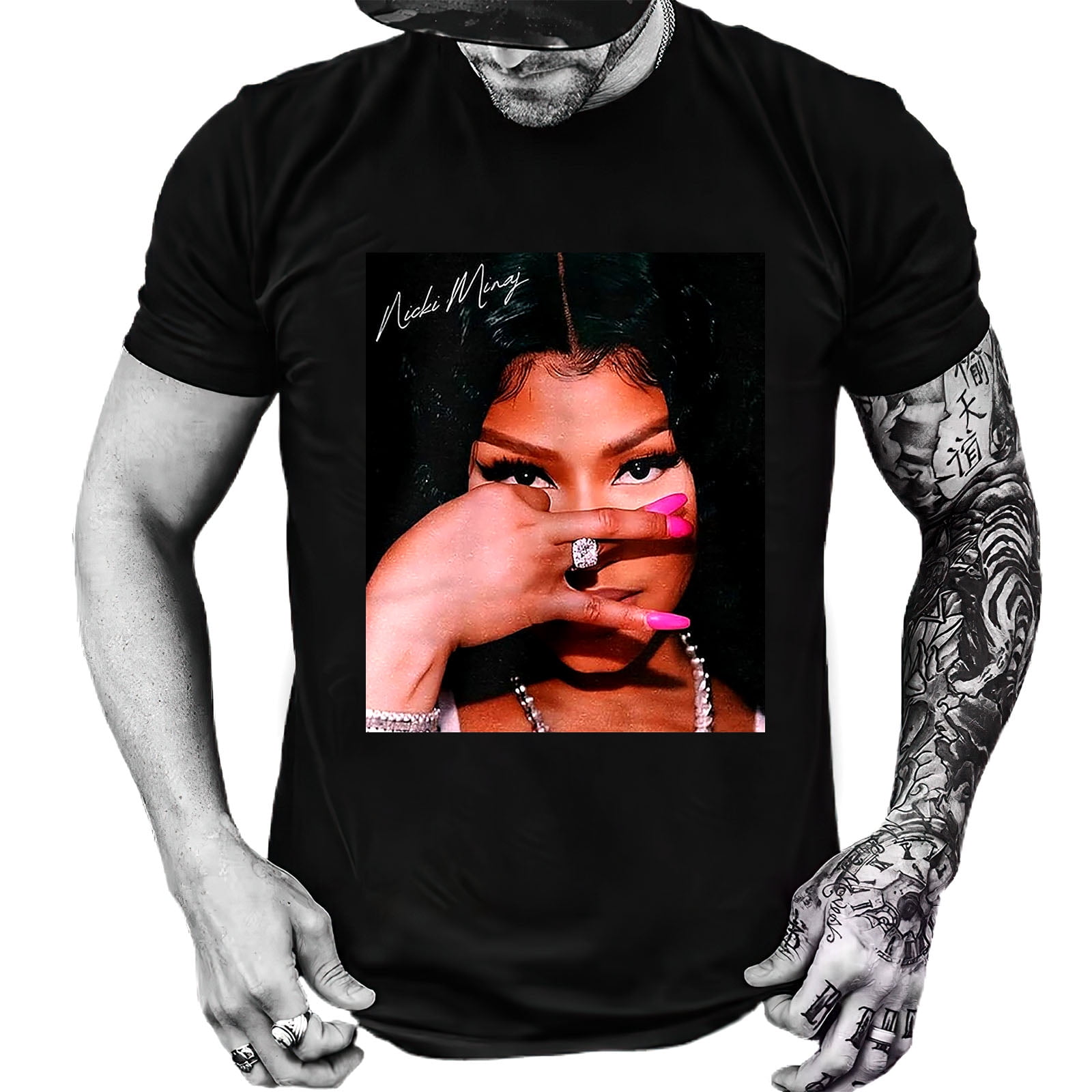 Adult Nicki Music Minajs Pink Friday 2024 World Tour Official Shirt 90s