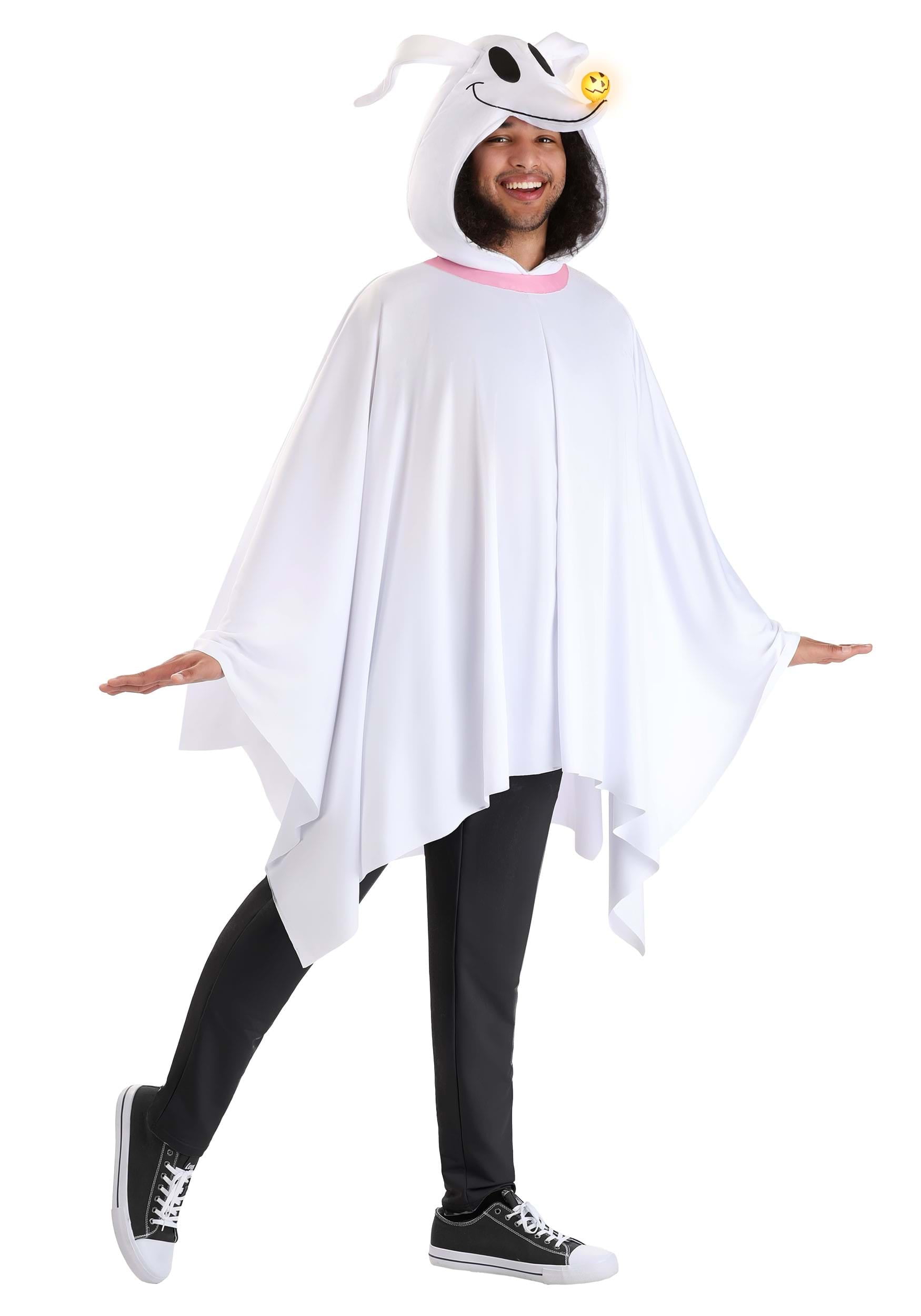 Adult Nightmare Before Christmas Zero Costume Poncho - Walmart.com