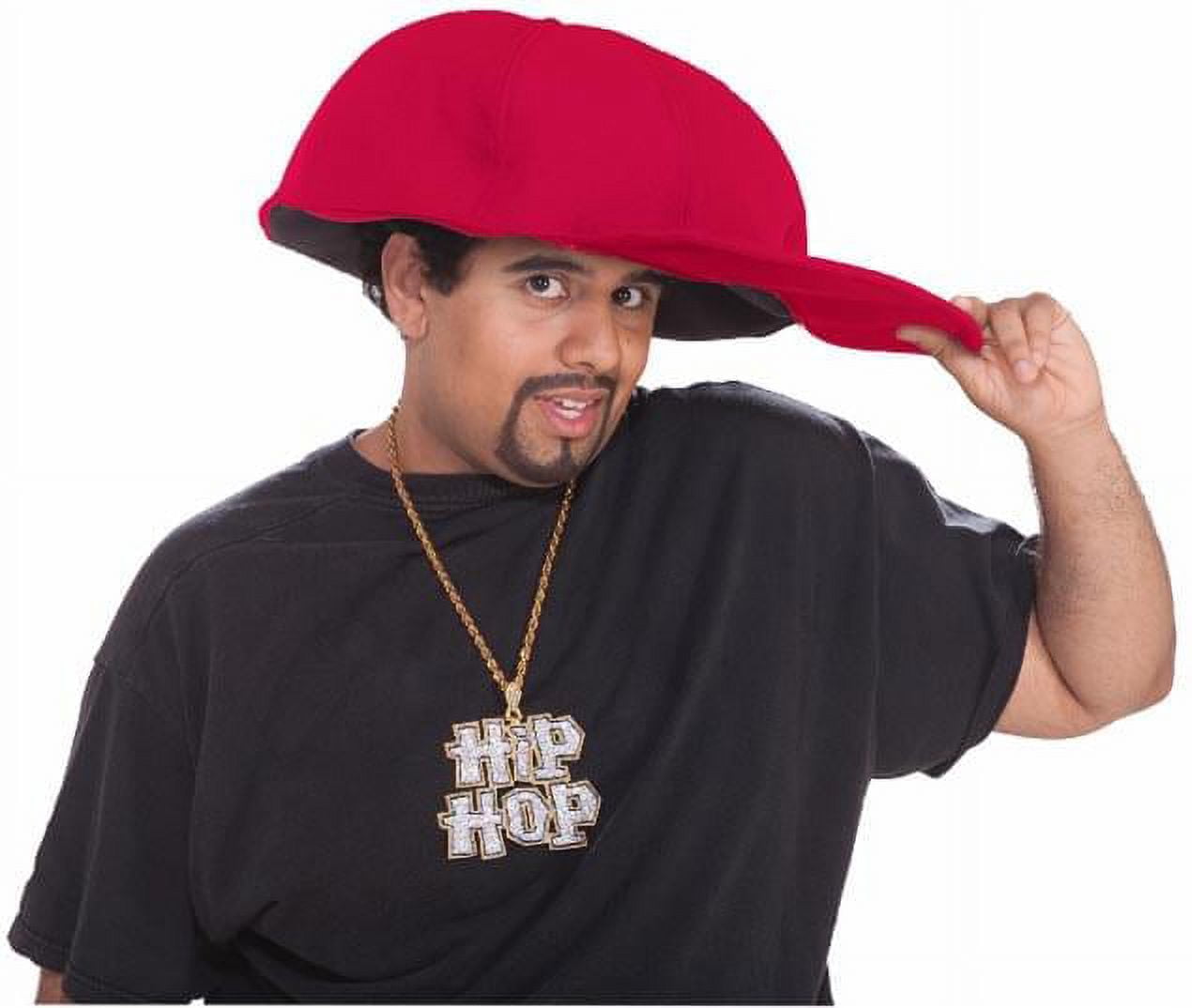 Adult Novelty 80s Hip Hop Rapper Red Oversized Hat - Walmart.com