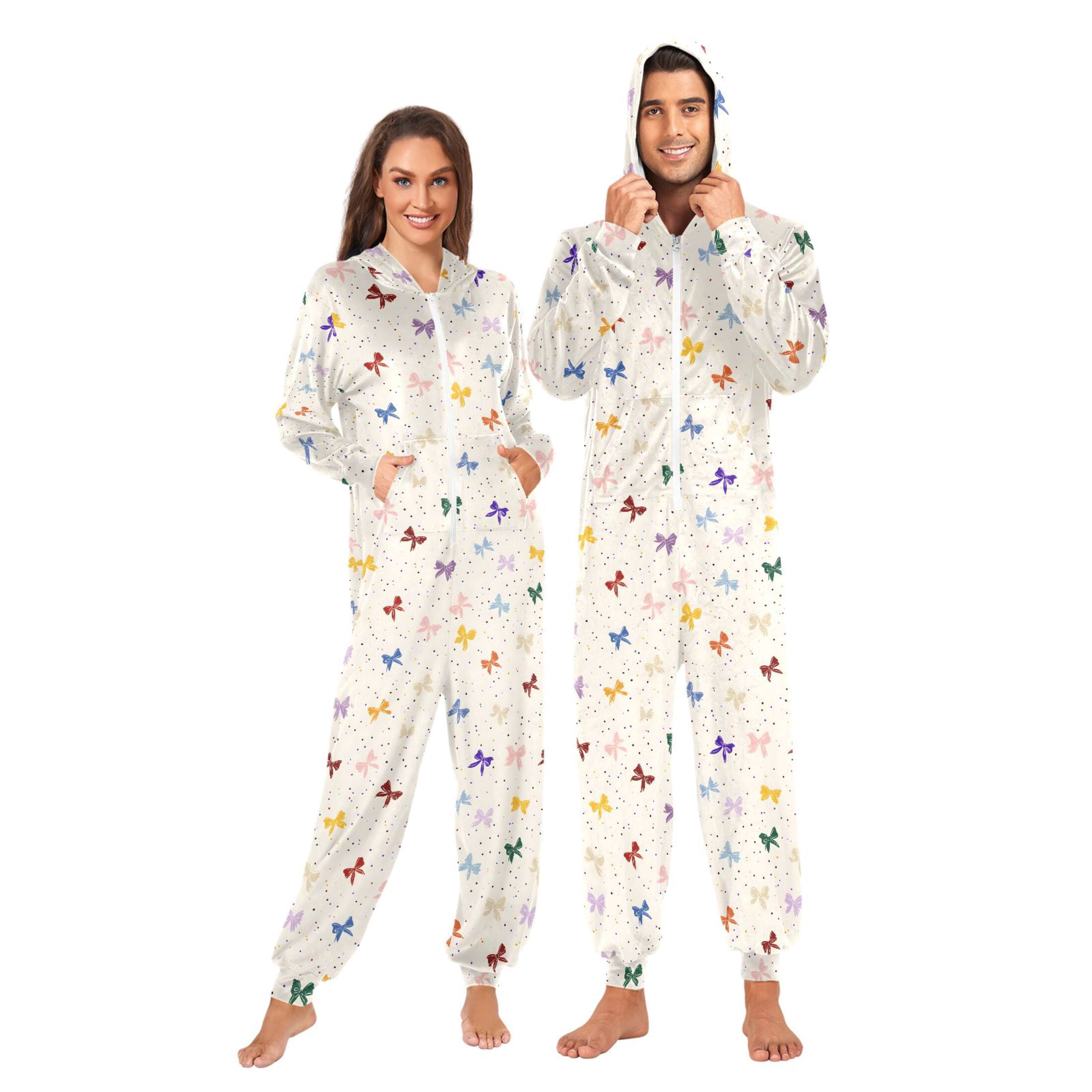 Adult Onesie Blue Background Adult Onesie Colorful Bowtie Polka Dot ...