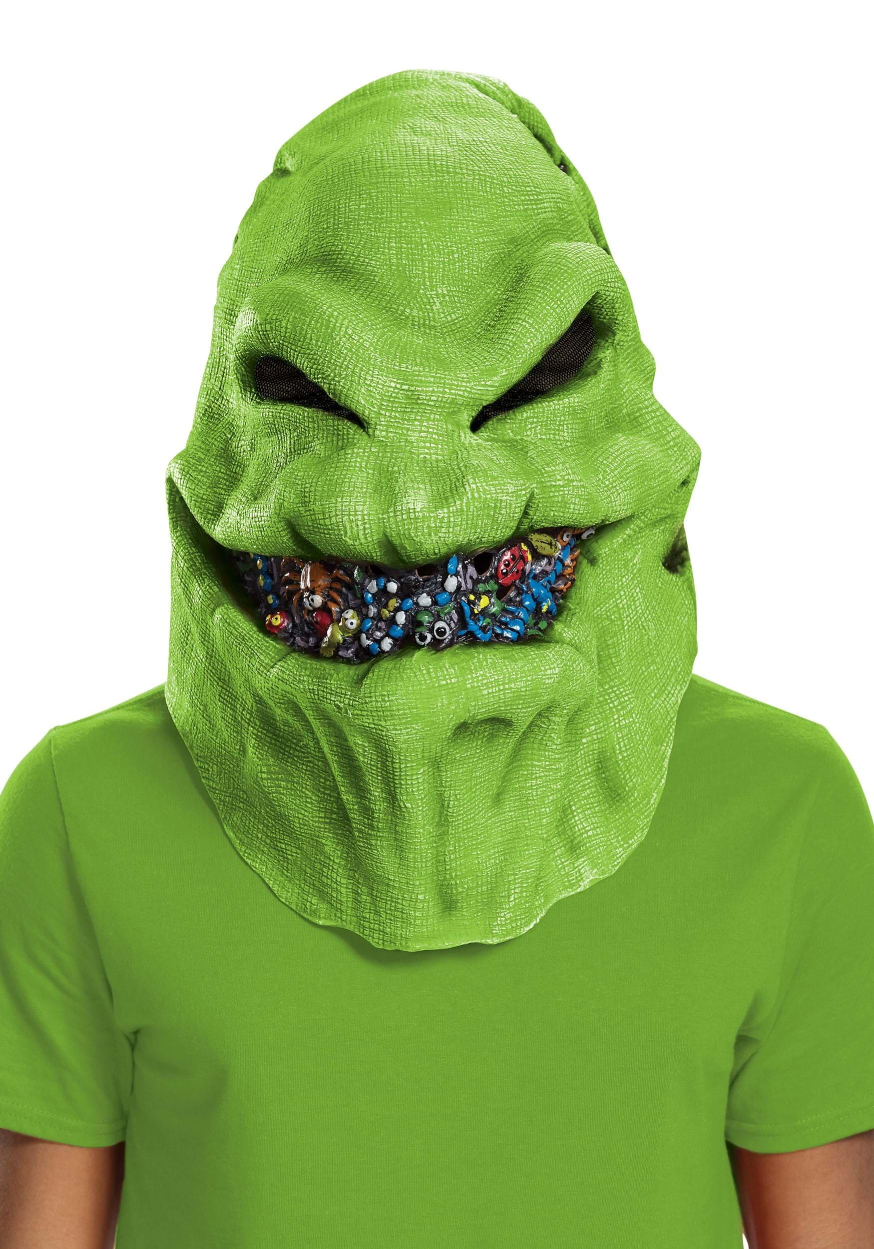 Adult Oogie Boogie Green Vinyl Costume Mask - Walmart.com