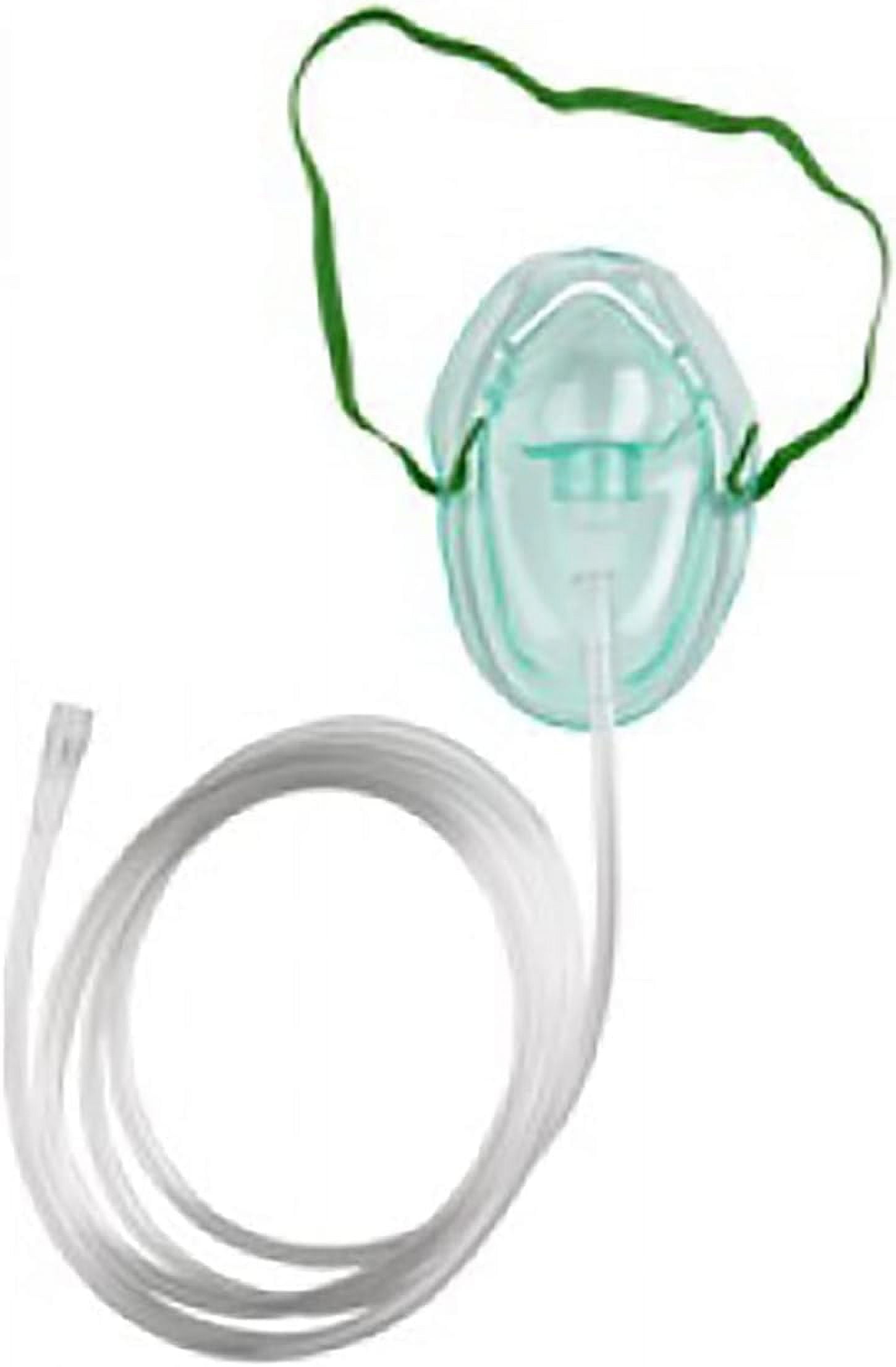 Adult Oxygen Mask with 7' tubing, 50/case - Walmart.com