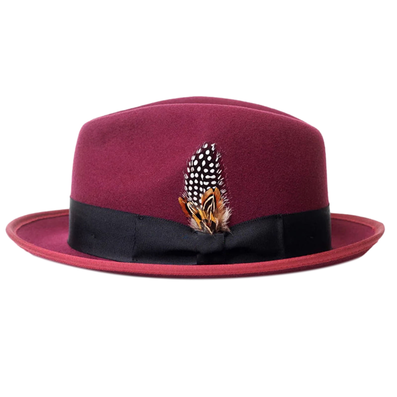 Adult Panama Cap Flat Top Hat Oktoberfest Round Cap MagicShow Headwear ...