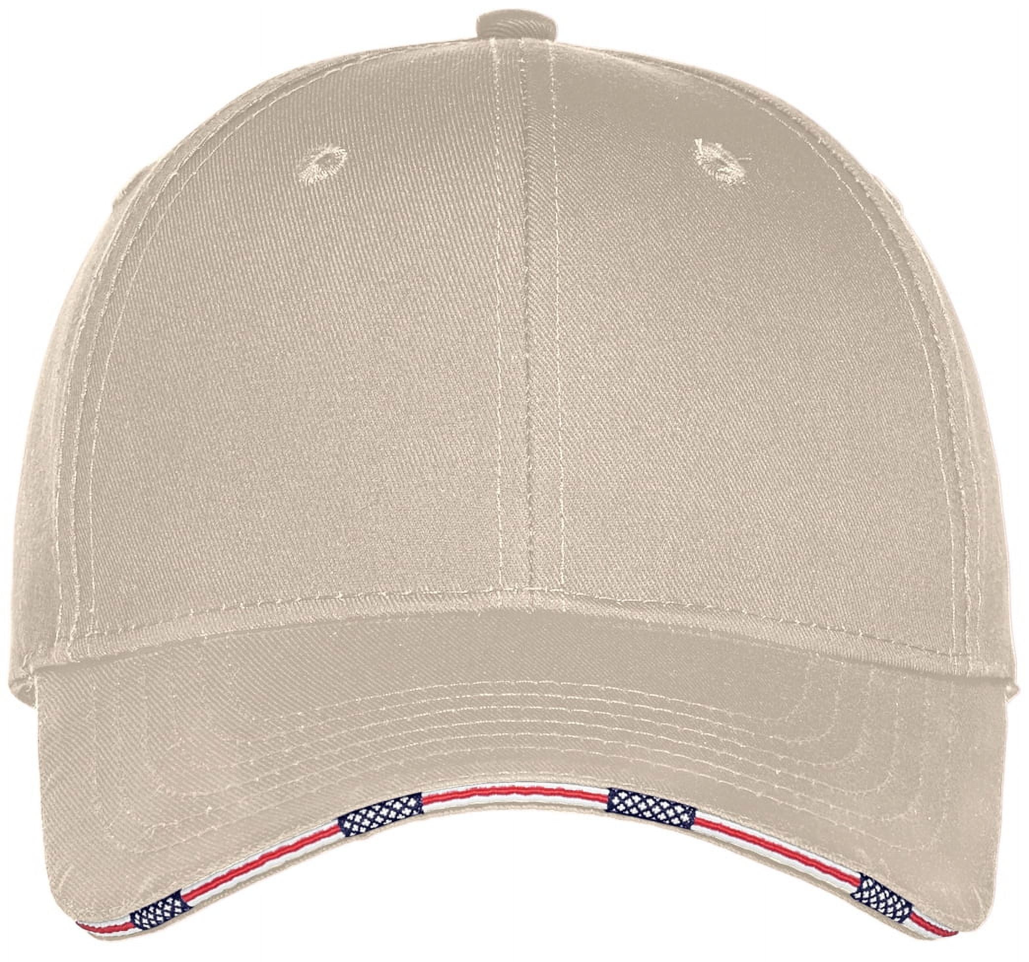 Adult Patriotic Americana Style Adjustable Cotton Twill Hat Cap ...
