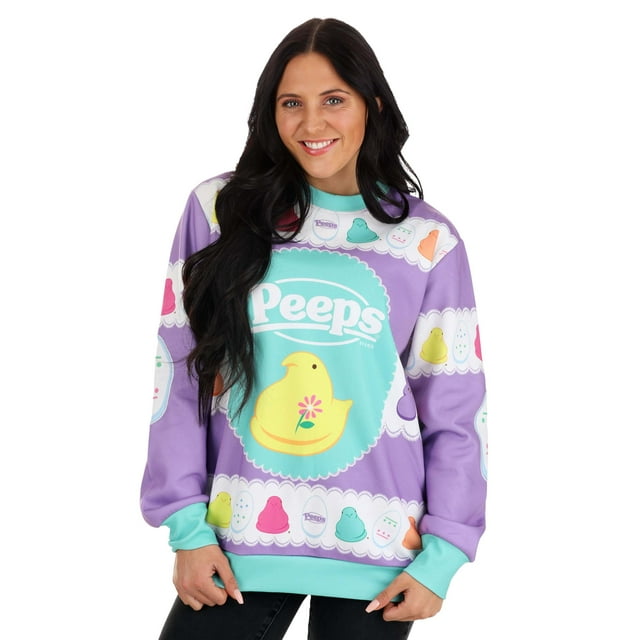 Adult Peeps Easter Ugly Sweater - Walmart.com