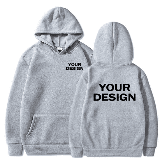 Adult Personalized Hoodies Loose Casual Wear Streetwear Create Your Own ...