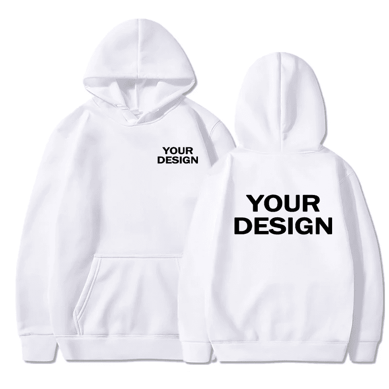 Adult Personalized Hoodies Loose Casual Wear Streetwear Create Your Own ...