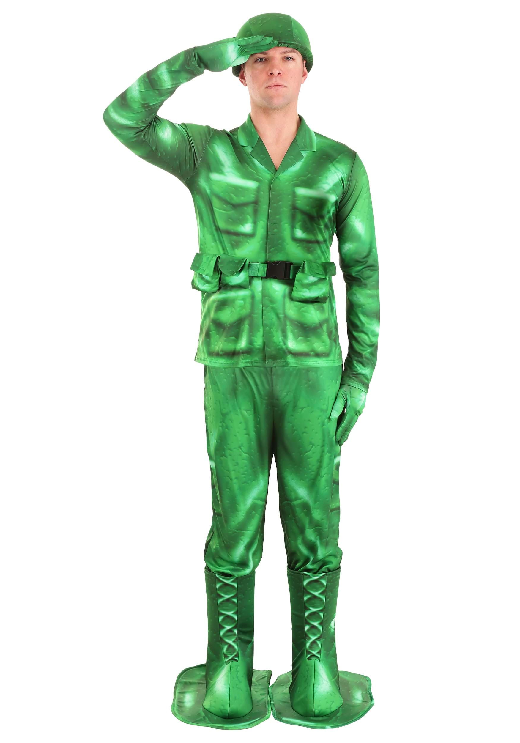 Adult Plastic Army Man Costume - Walmart.com