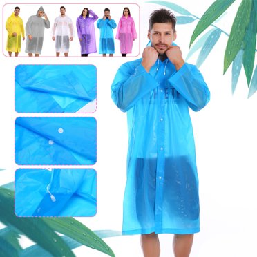 Dongrere Portable Raincoat for Adults Water-proof Outdoor Raincoat with ...