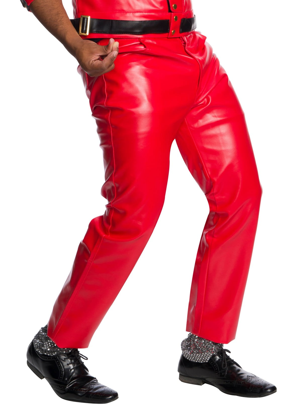 Adult Pleather Jeans - Red - Walmart.com