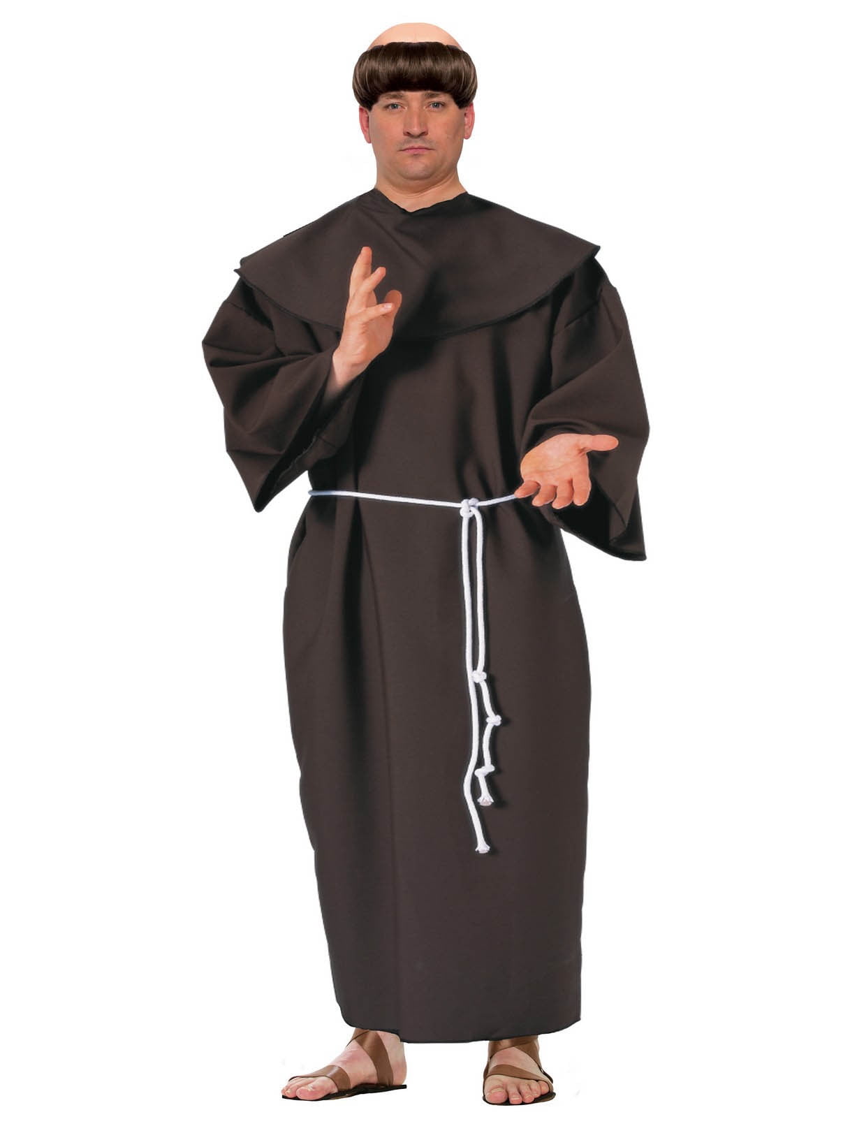 Adult Plus Size Monk Costume - Walmart.com