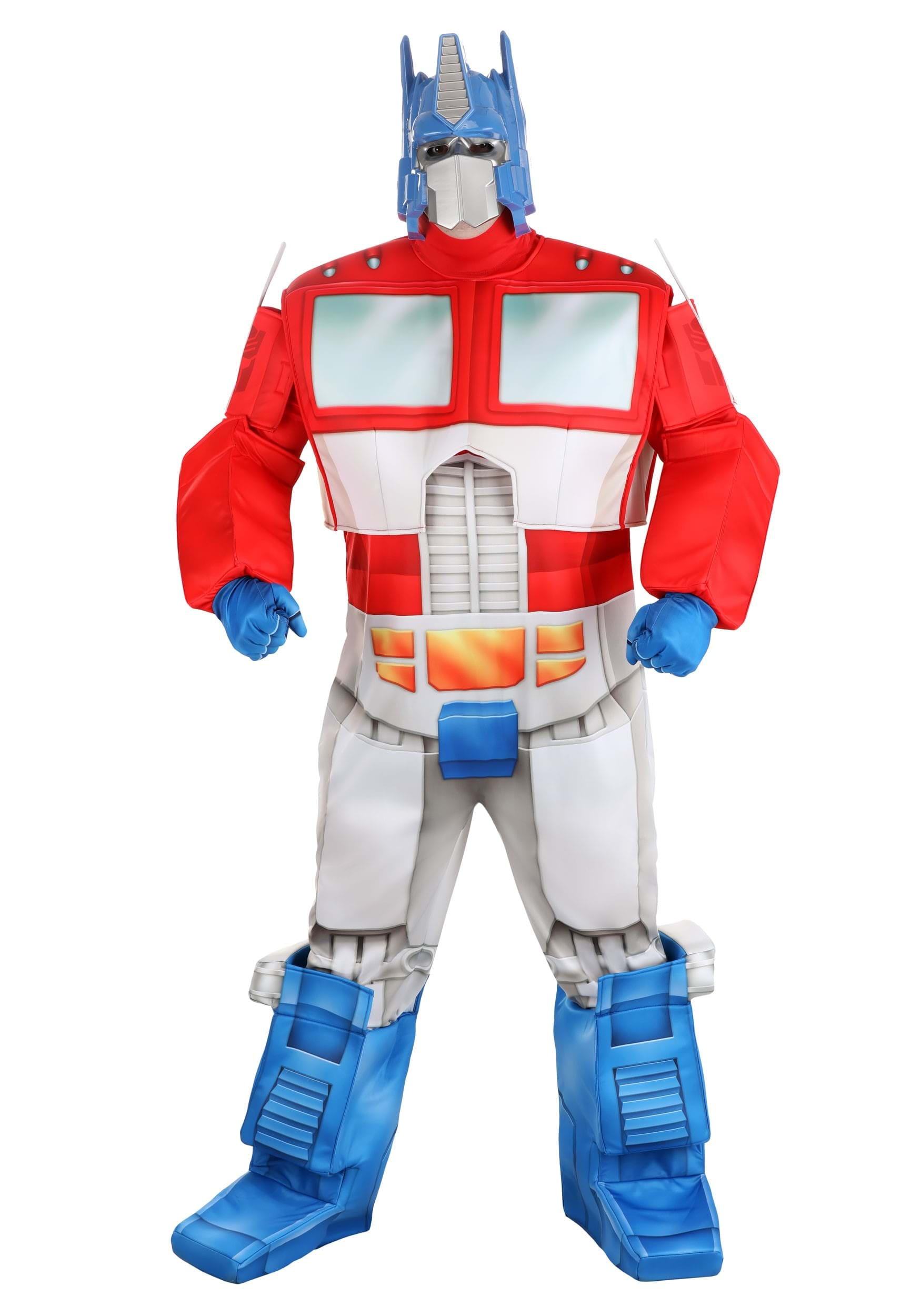 Adult Plus Size Retro Optimus Prime Costume - Walmart.com