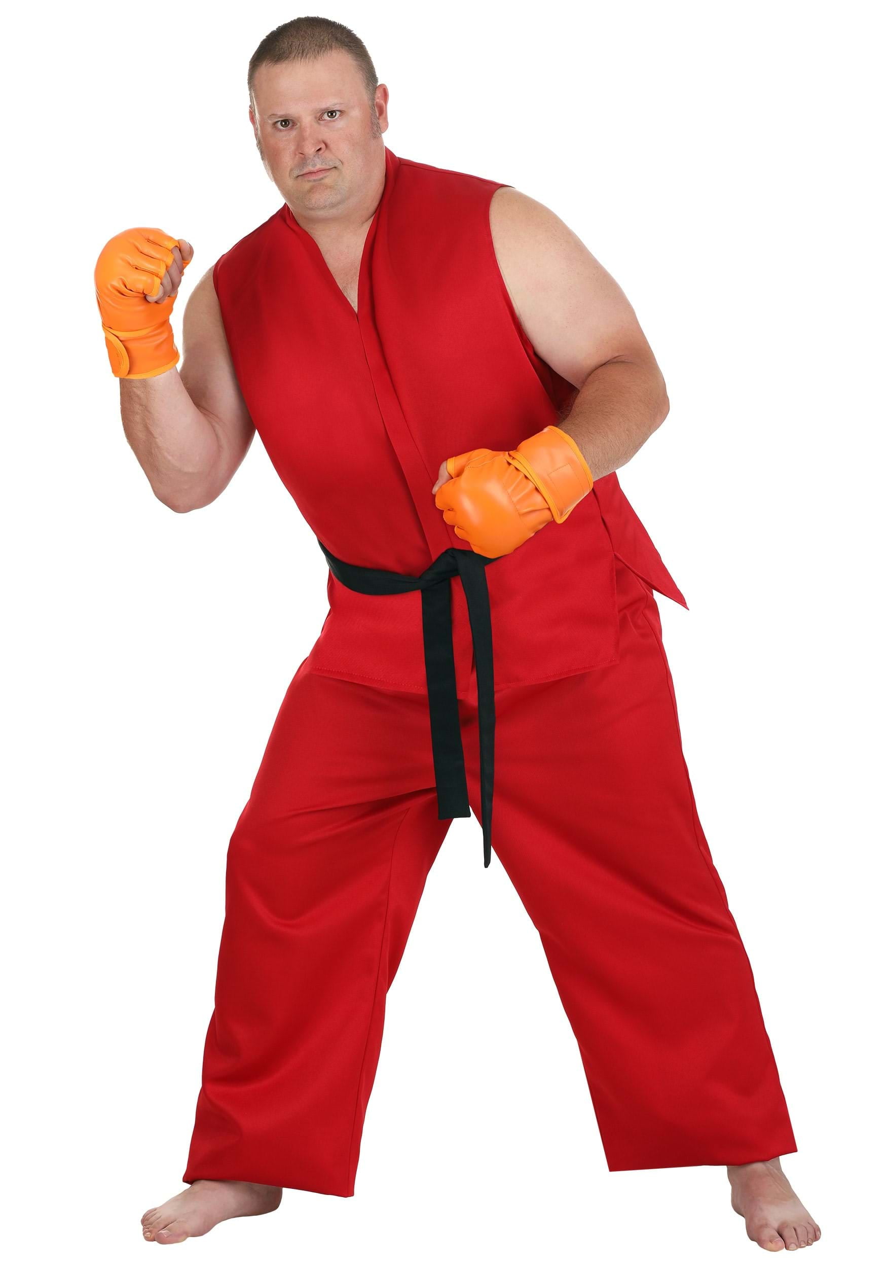 Adult Plus Size Street Fighter Ken Costume - Walmart.com