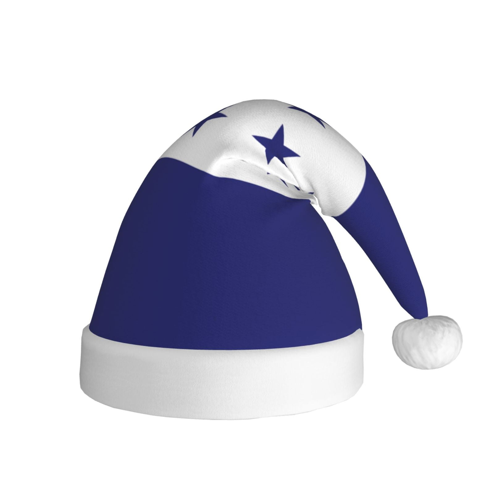 Adult Plush Santa Hat Honduras Flag Soft Fleece Christmas Holiday ...