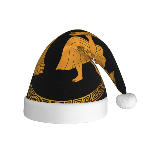 Adult Plush Santa Hat Perseus And Andromeda Ancient Greek Mythological ...