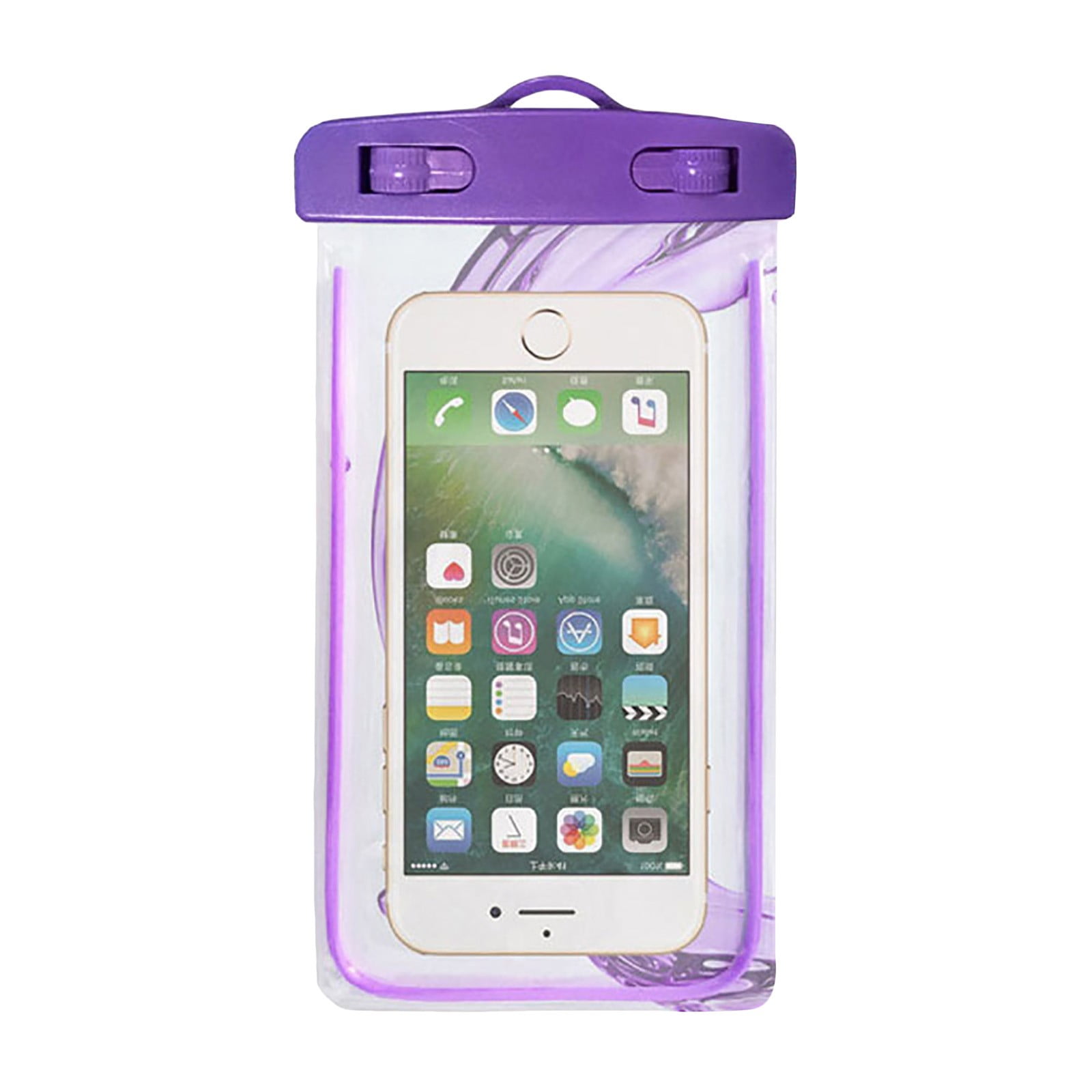 Adult Pool Floats for Pool Luminous Waterproof Mobile Phone Bag Neck ...