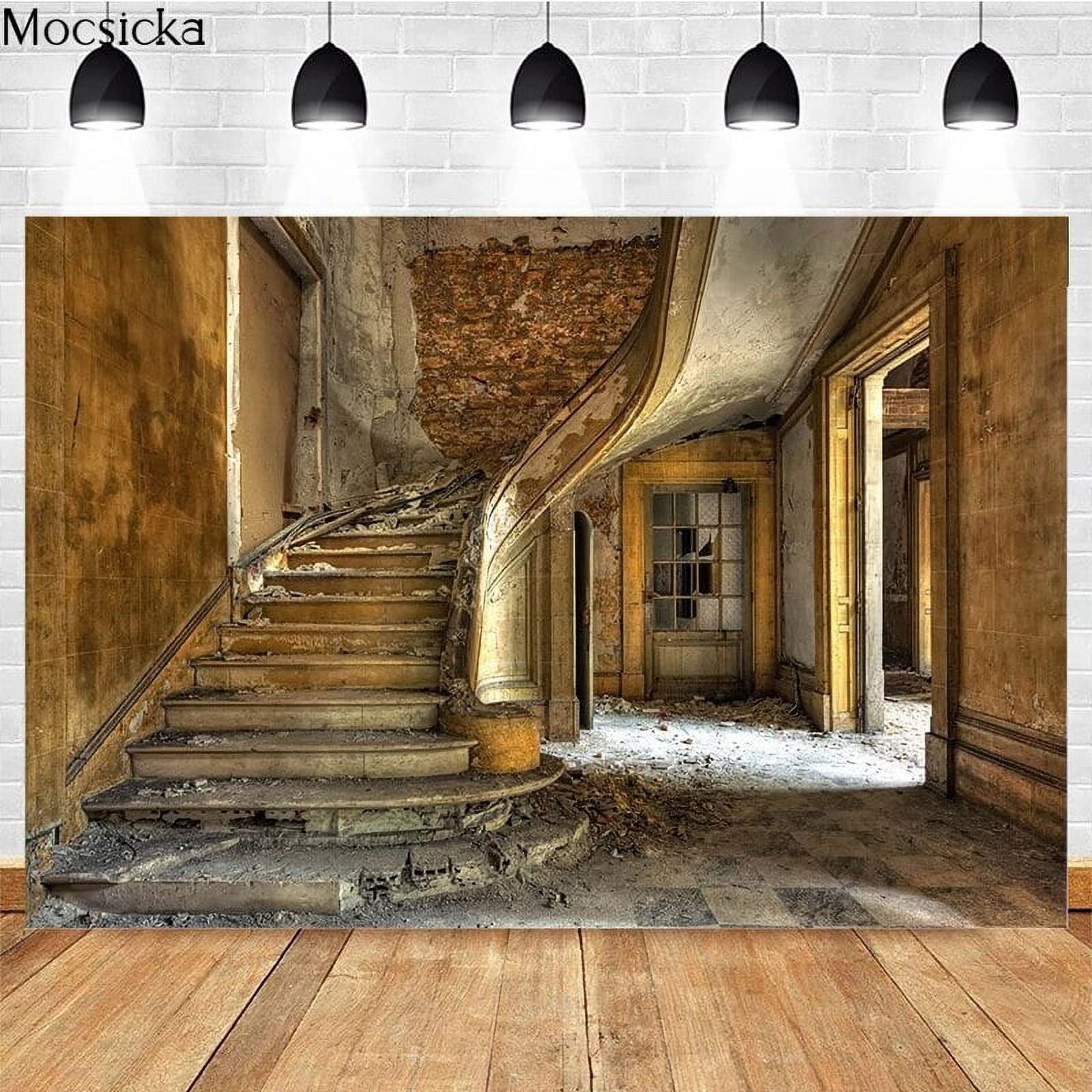 Adult Portrait Photography Background Shabby Stairs Decoration Props ...