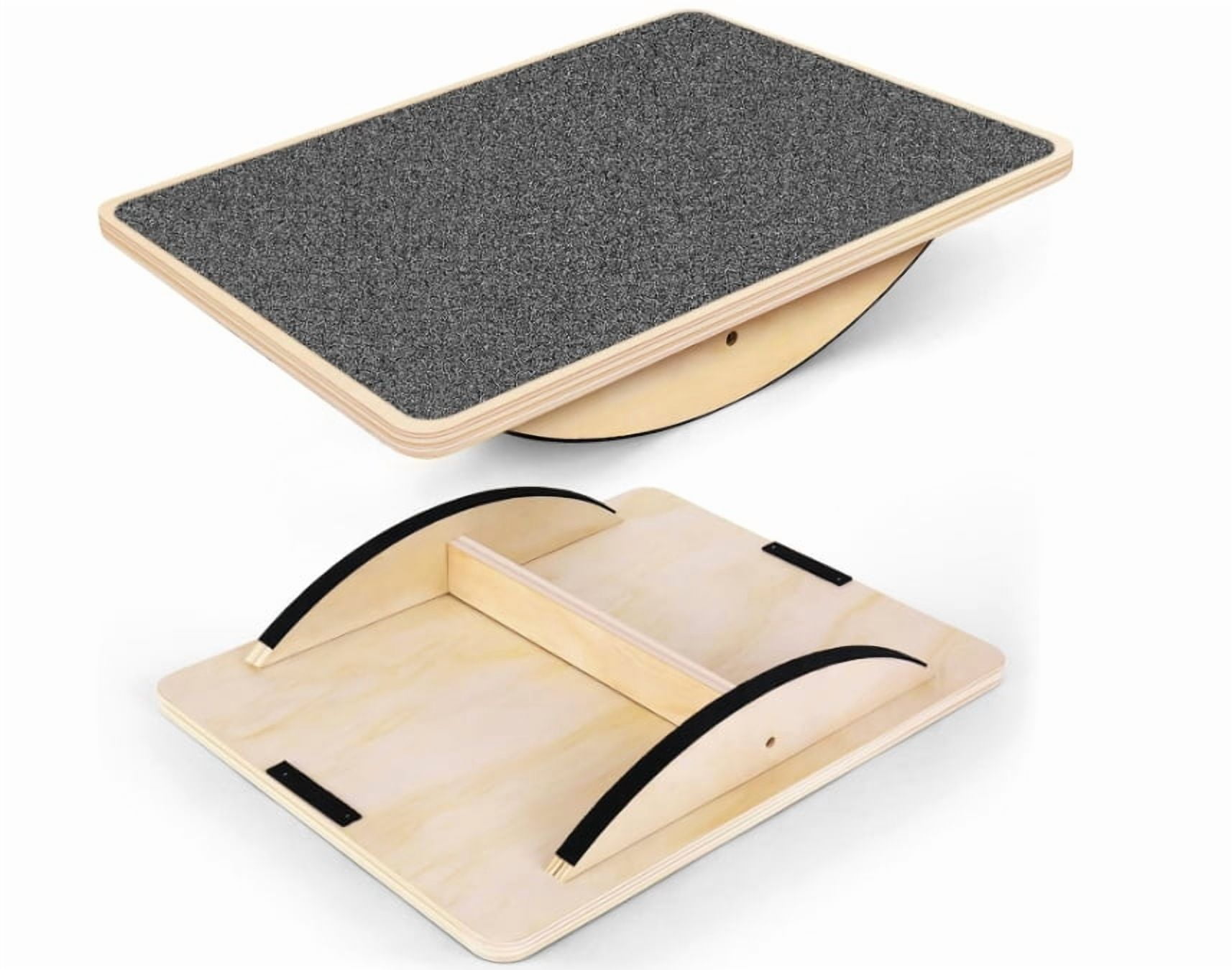 Adult Professional Balance Board - Non-Slip 350lb Rocking Board for ...