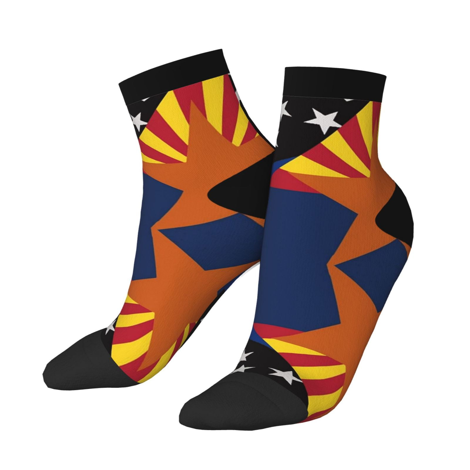 Adult Quarter Ankle Socks Arizona Thin Blue Line Flag Cushion ...