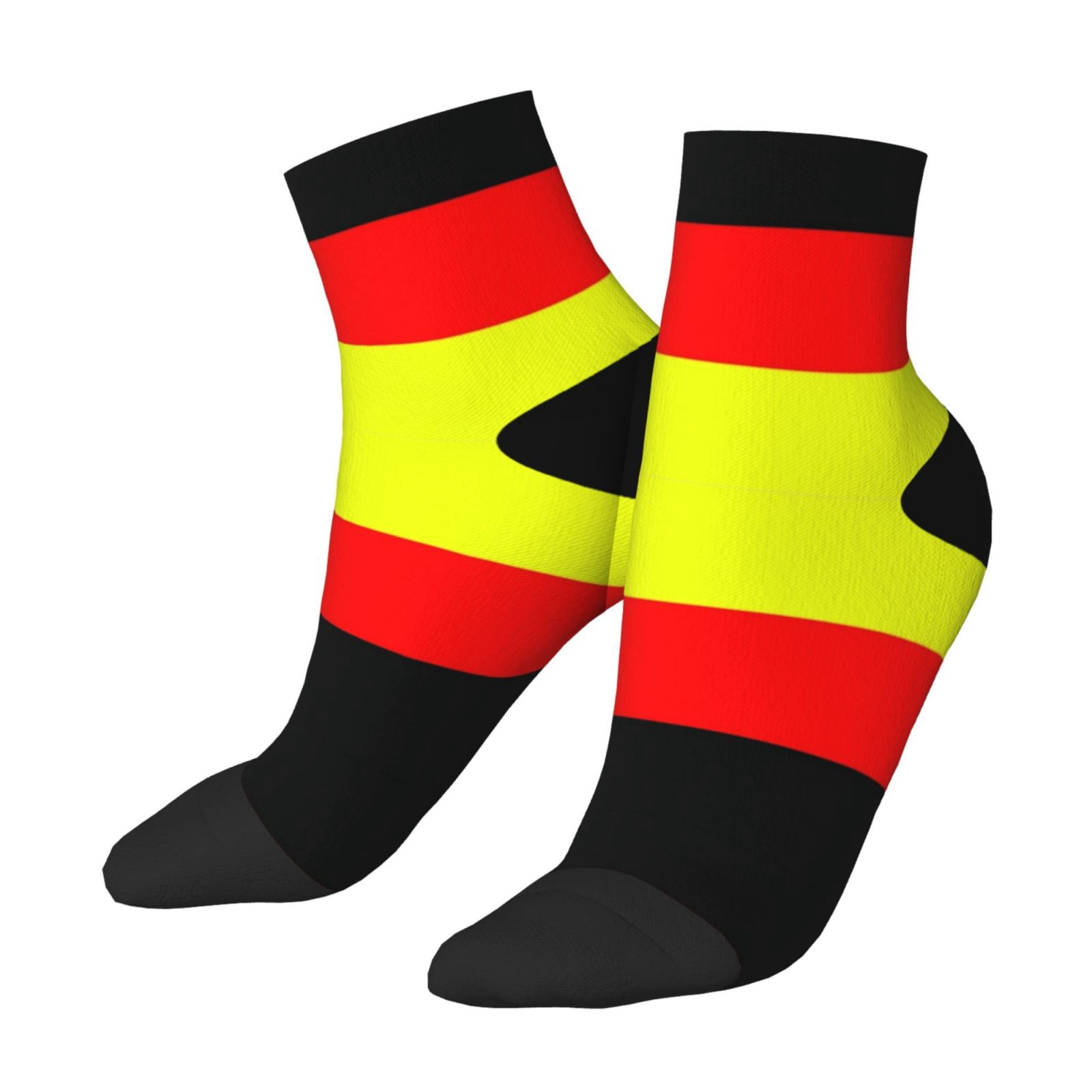 Adult Quarter Ankle Socks German Flag Germany Cushion Ventilation ...