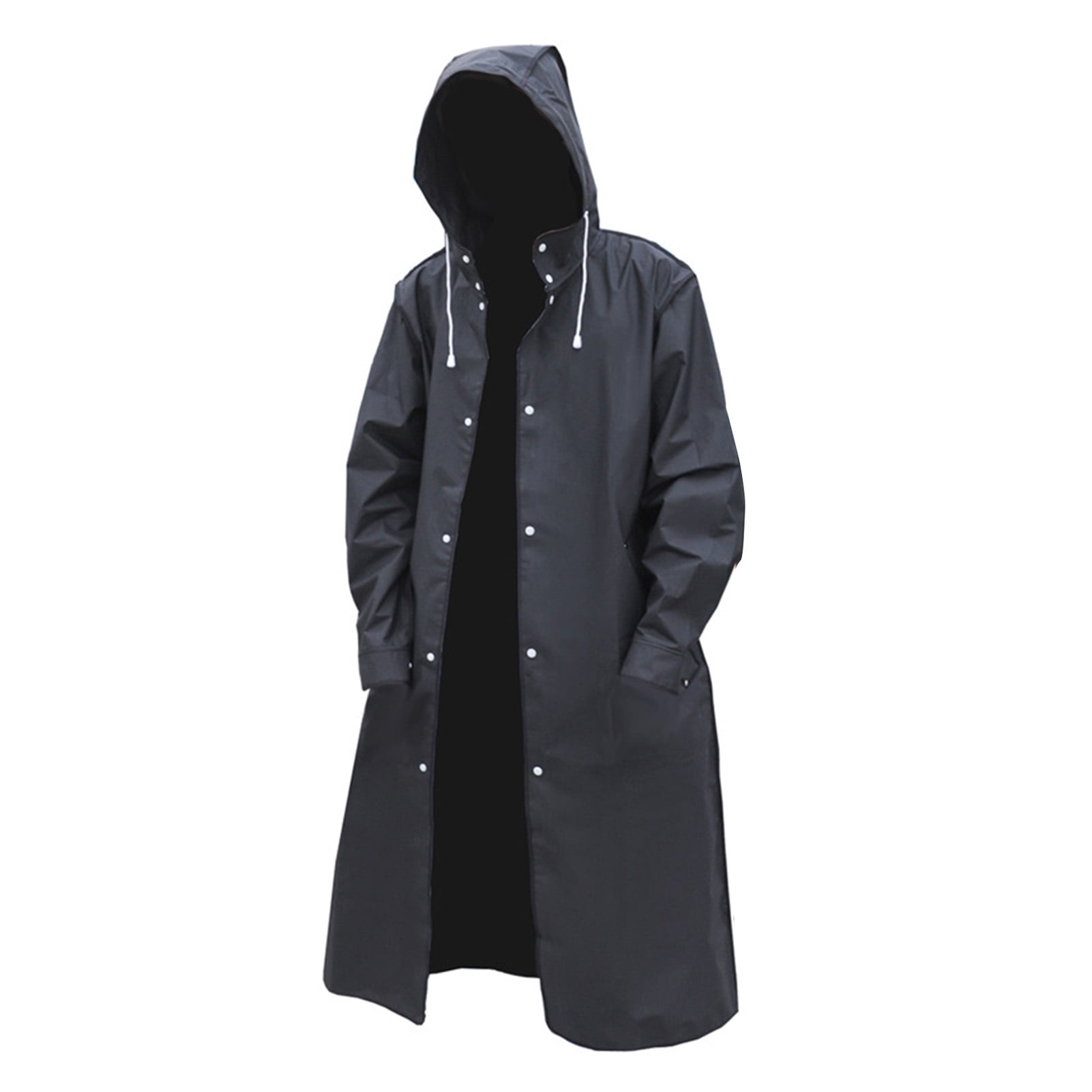Adult Raincoat Unisex Waterproof Hooded Rain Coat Easy to Clean Rain ...