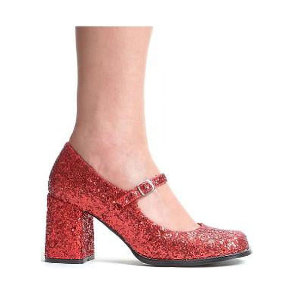 Adult Red Glitter Shoes Ellie Shoes 300, 6 - Walmart.com
