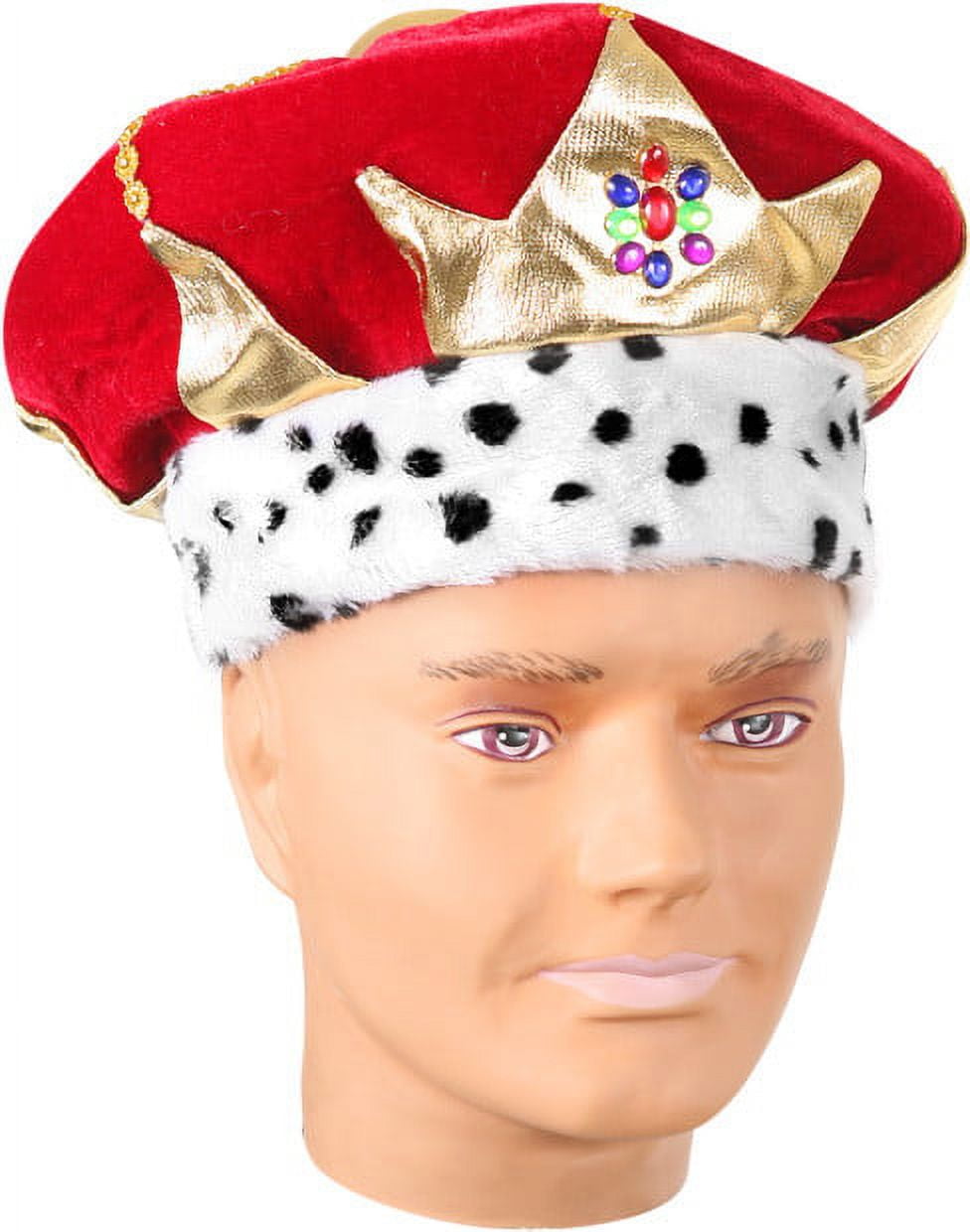 Adult Red King Crown Hat - Walmart.com