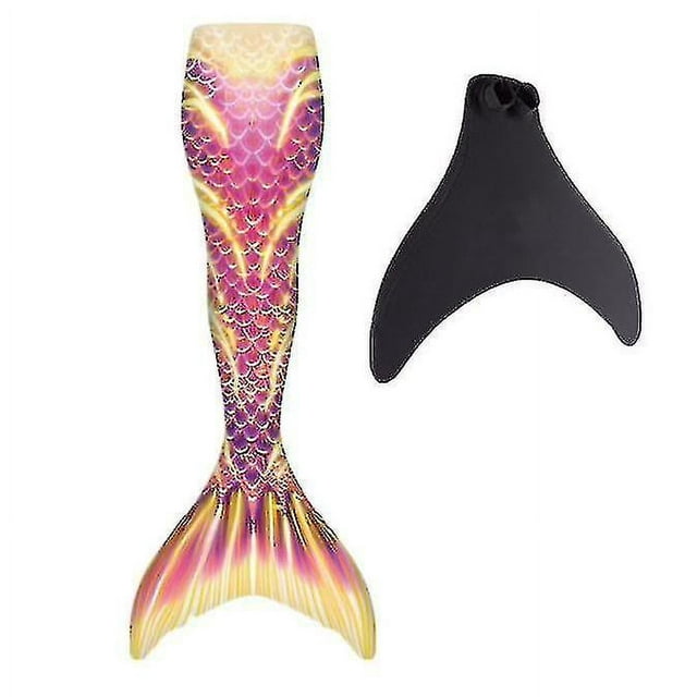 Adult Reinforced Mermaid Tail For Swimming, Monofin Included - Walmart.com