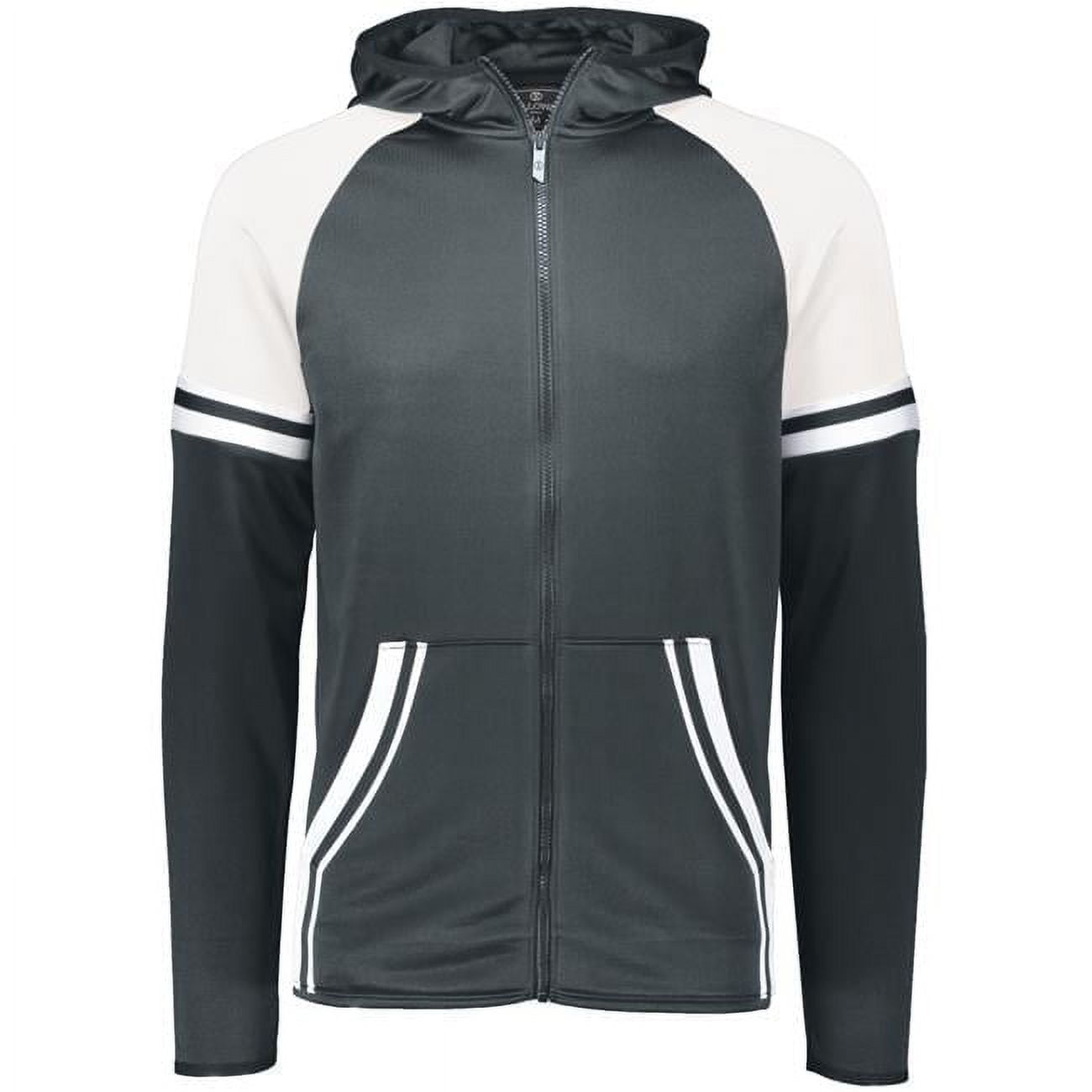 Adult Retro Grade Jacket, Graphite & White - Extra Large - Walmart.com