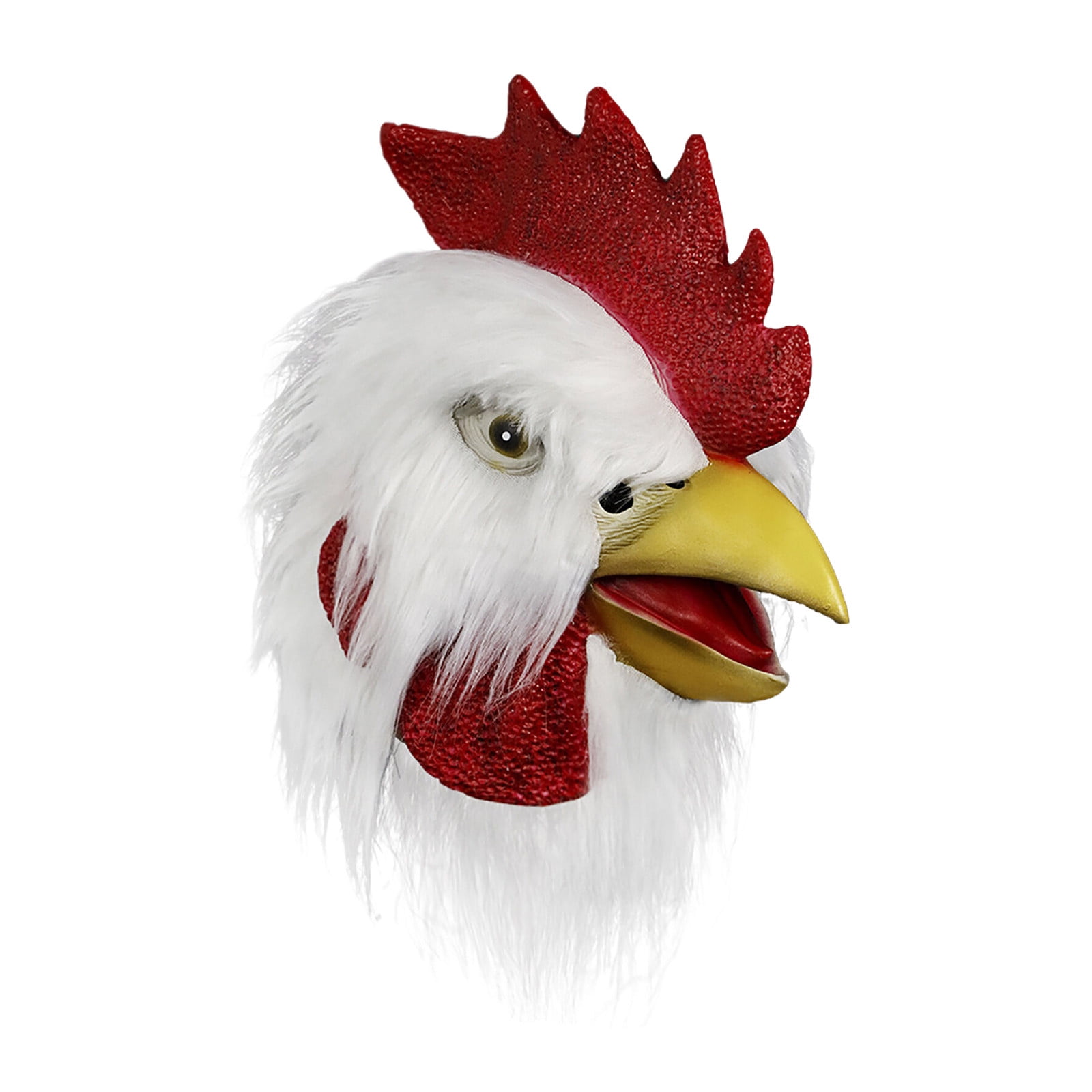 Adult Rooster Chicken Head Latex for Halloween Animal Props for Parties ...