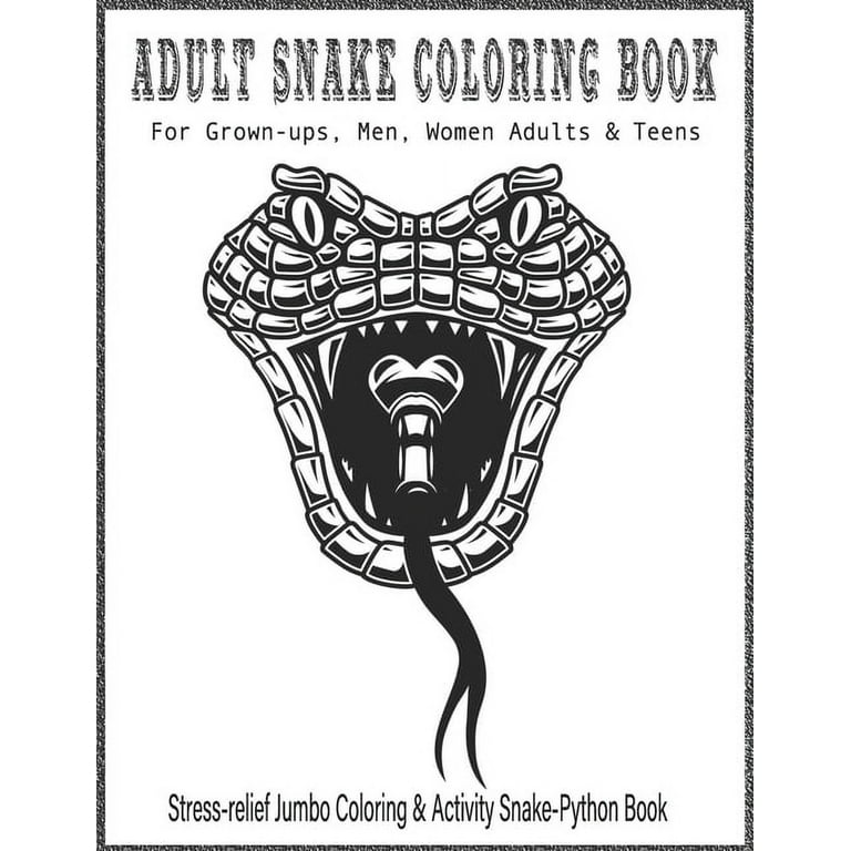 realistic python coloring pages